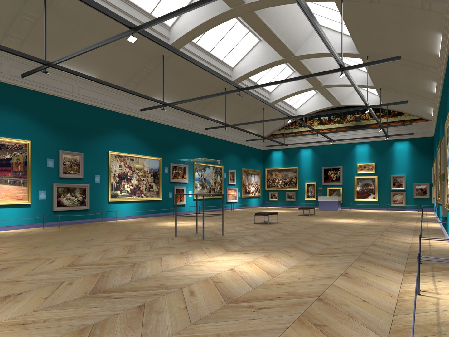 3D Art Gallery 2 - TurboSquid 2068125