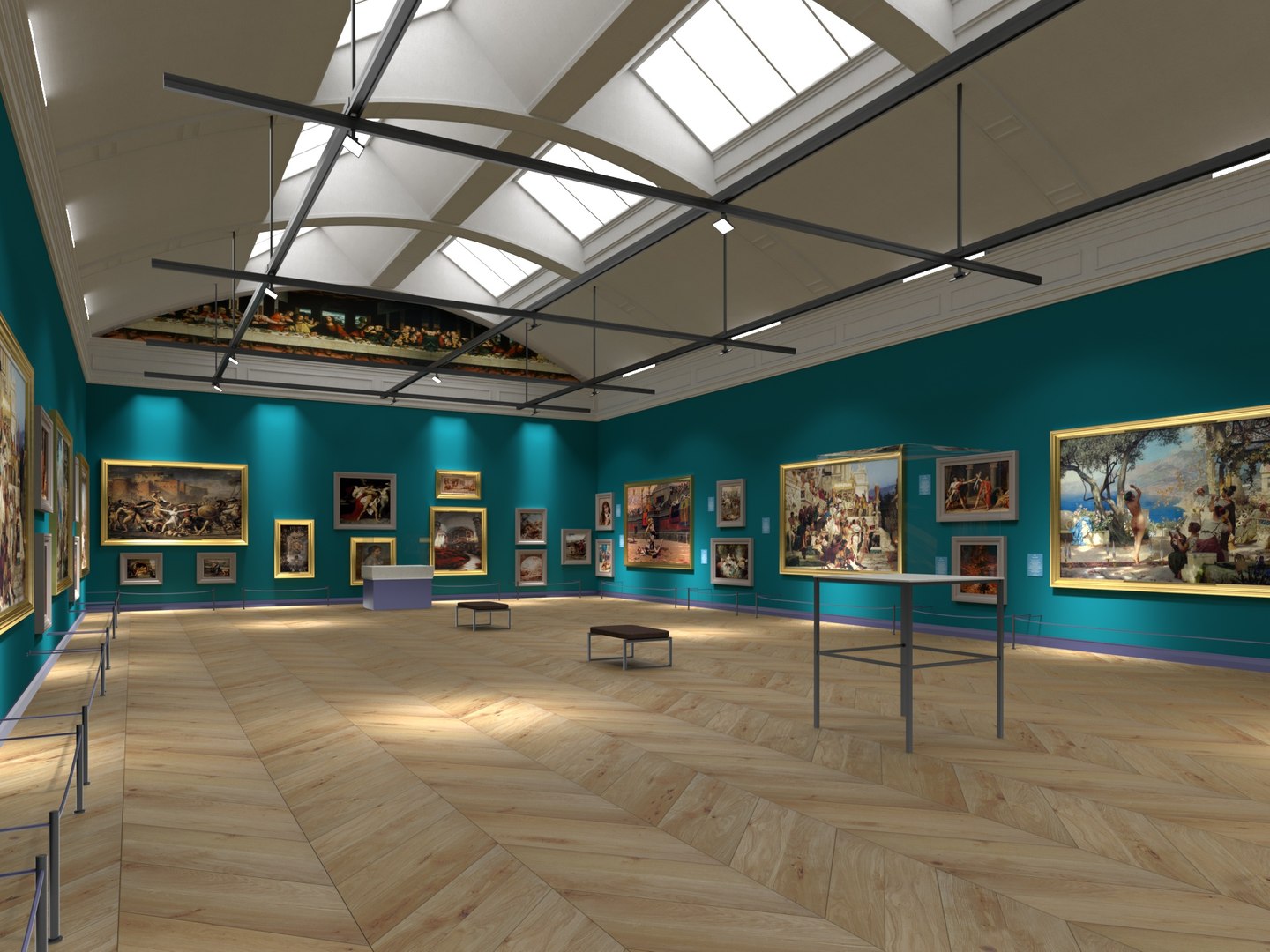 3D Art Gallery 2 - TurboSquid 2068125