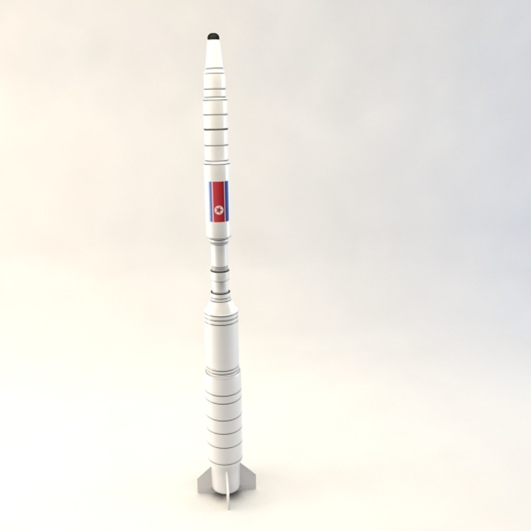 Taepodong-2 Missile 3d Model
