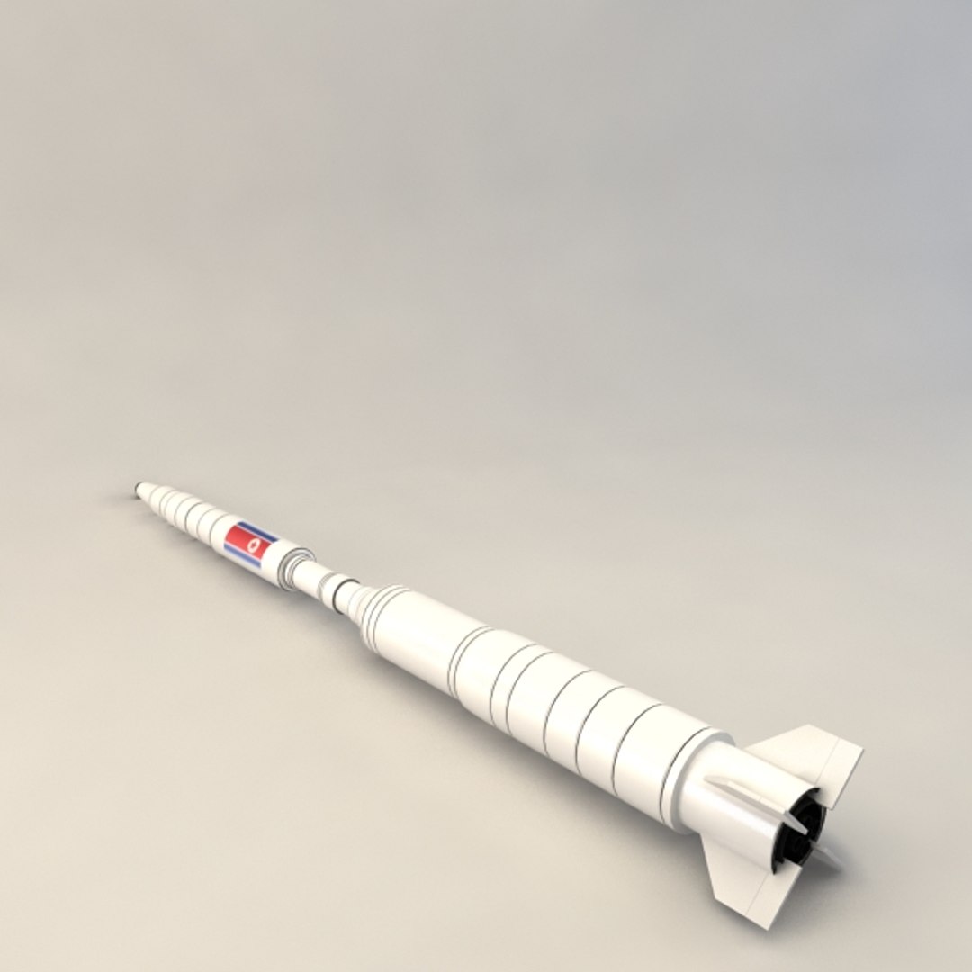 Taepodong-2 Missile 3d Model