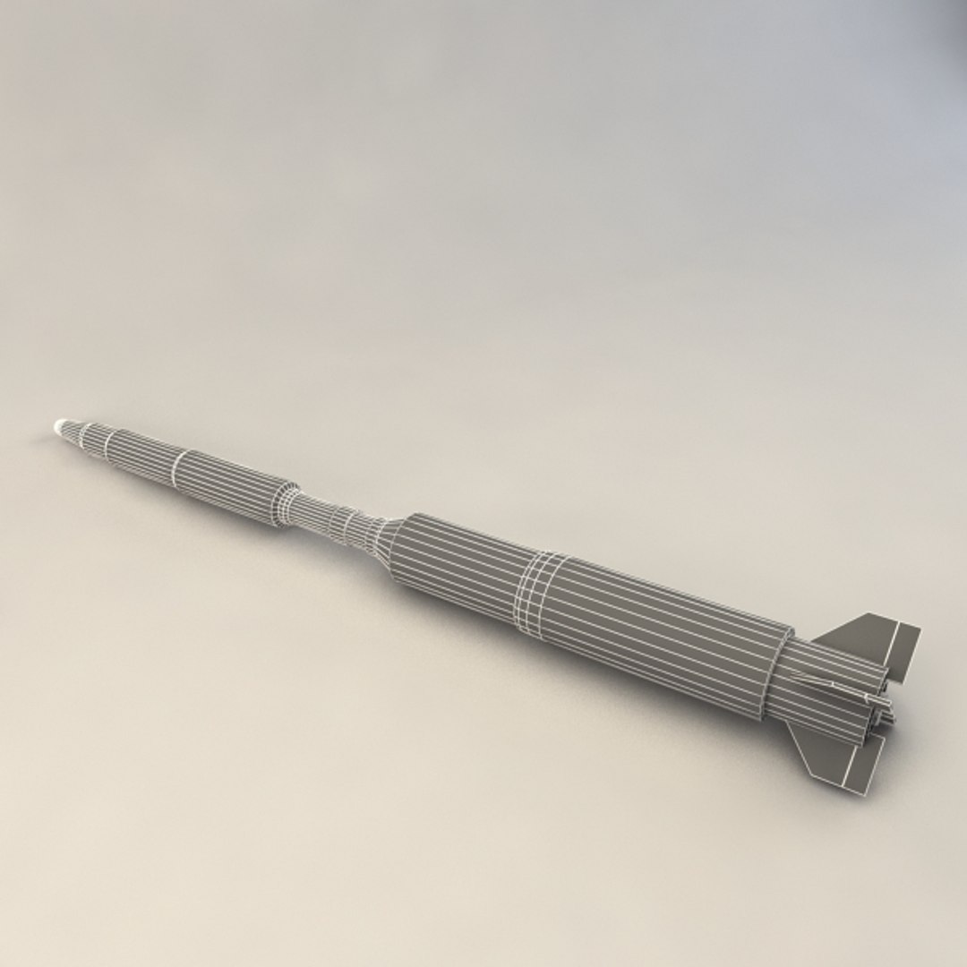 Taepodong-2 Missile 3d Model
