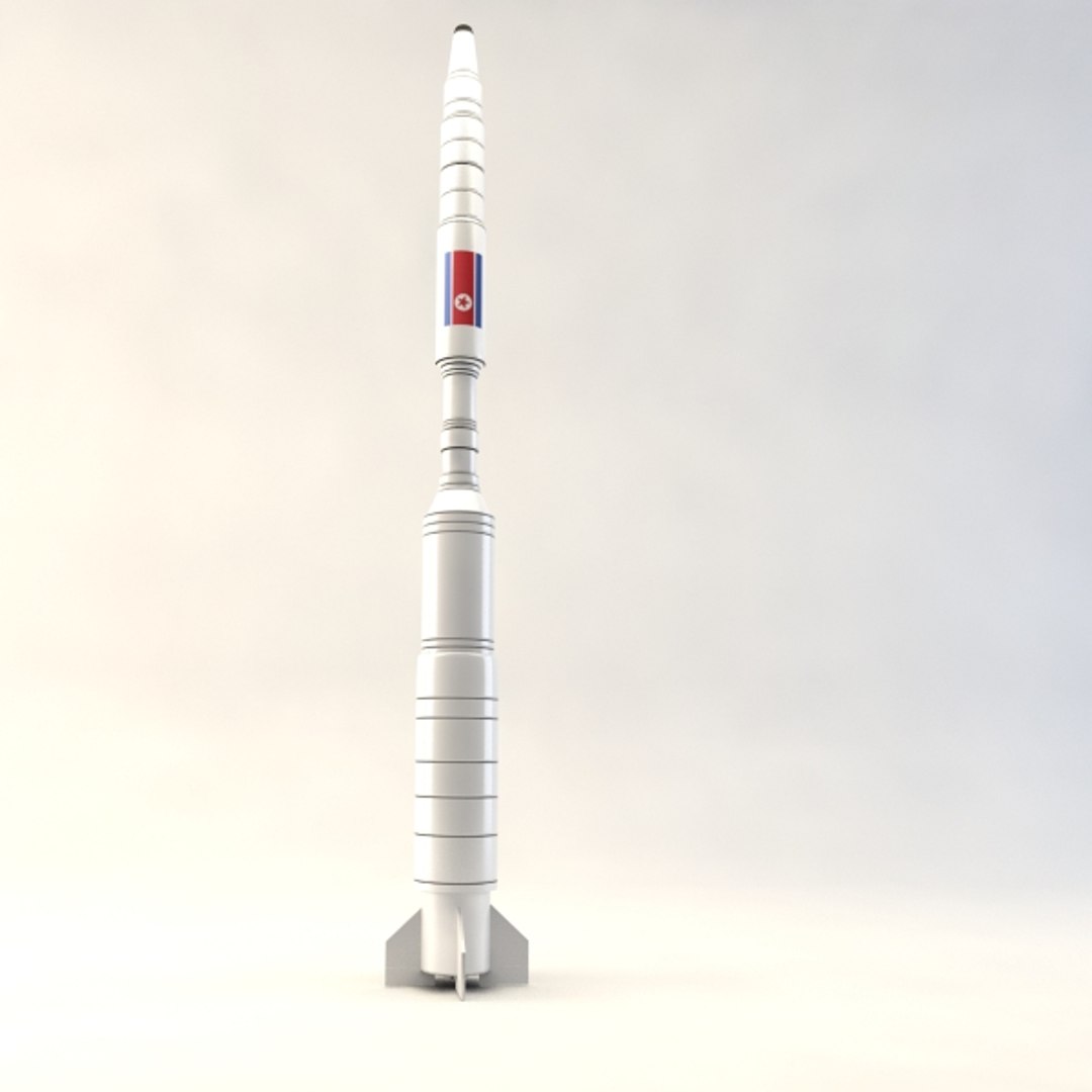 Taepodong-2 Missile 3d Model