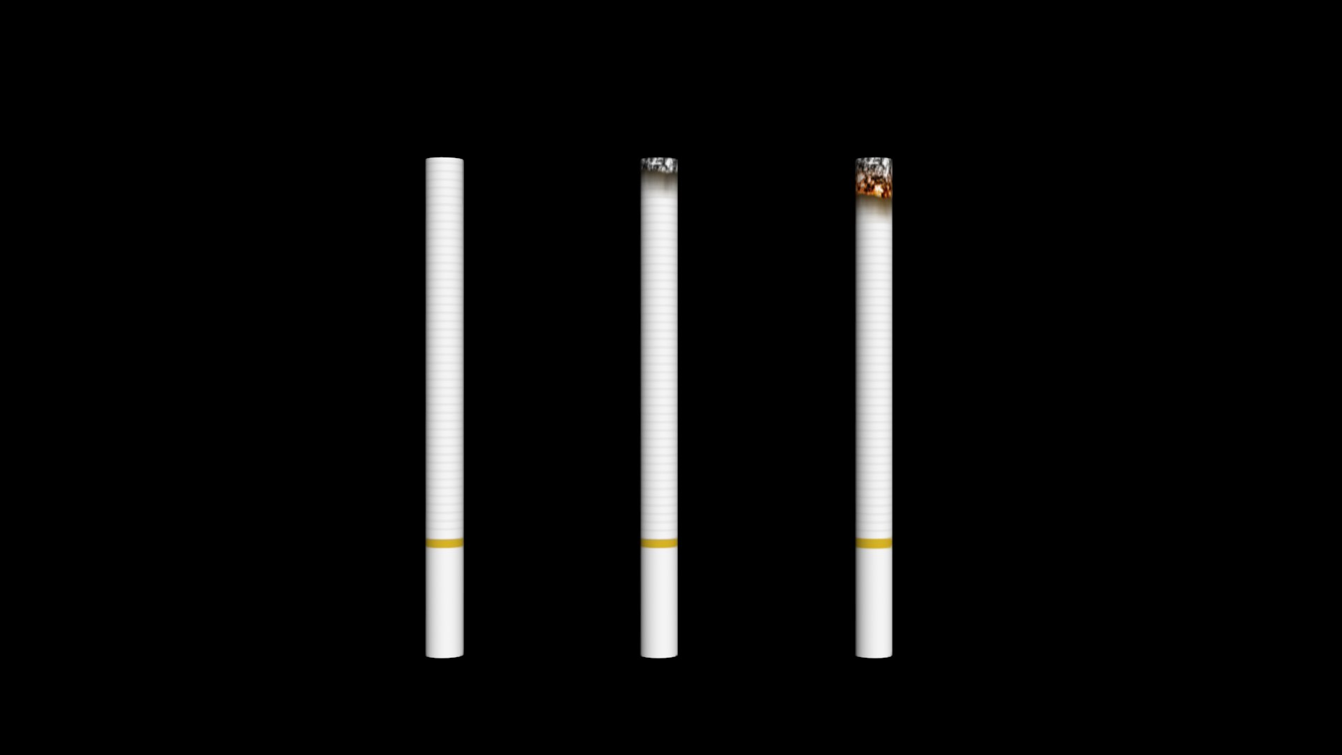 Cigarette Cigaret Cigare 3d Model
