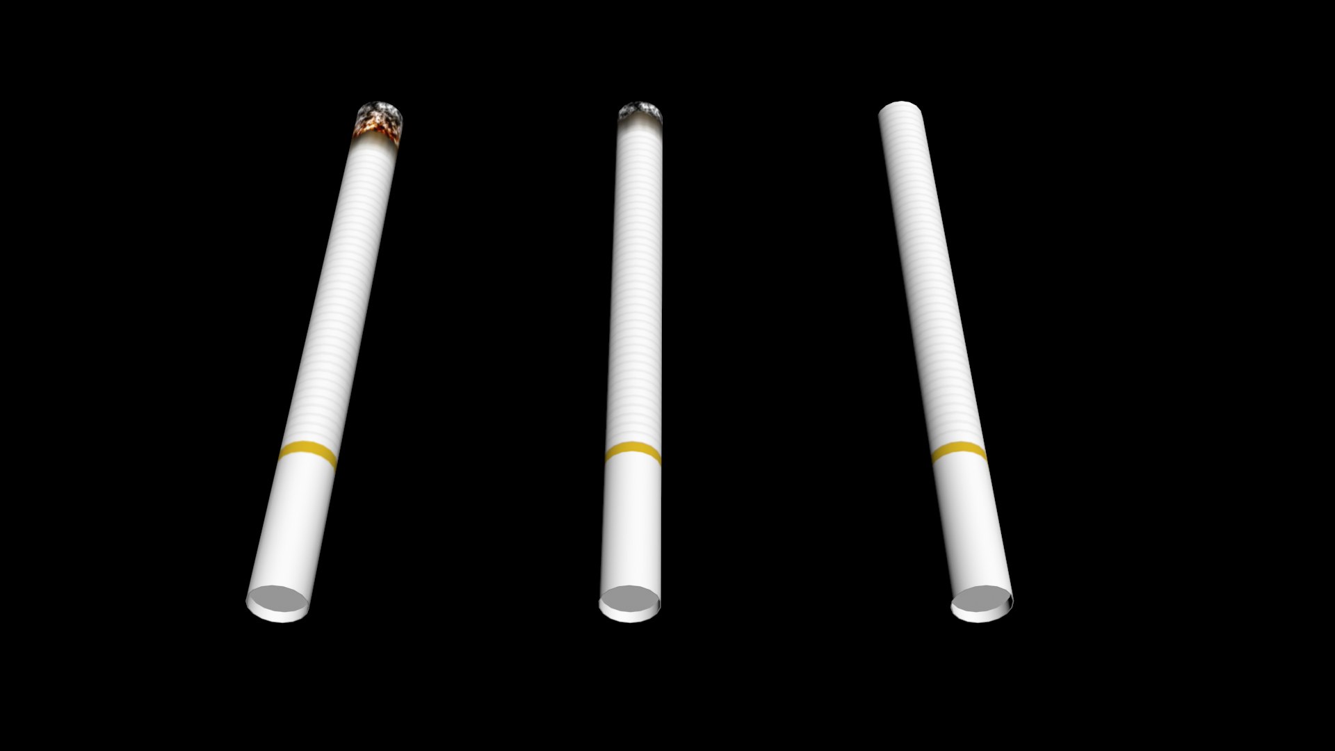 Cigarette Cigaret Cigare 3d Model