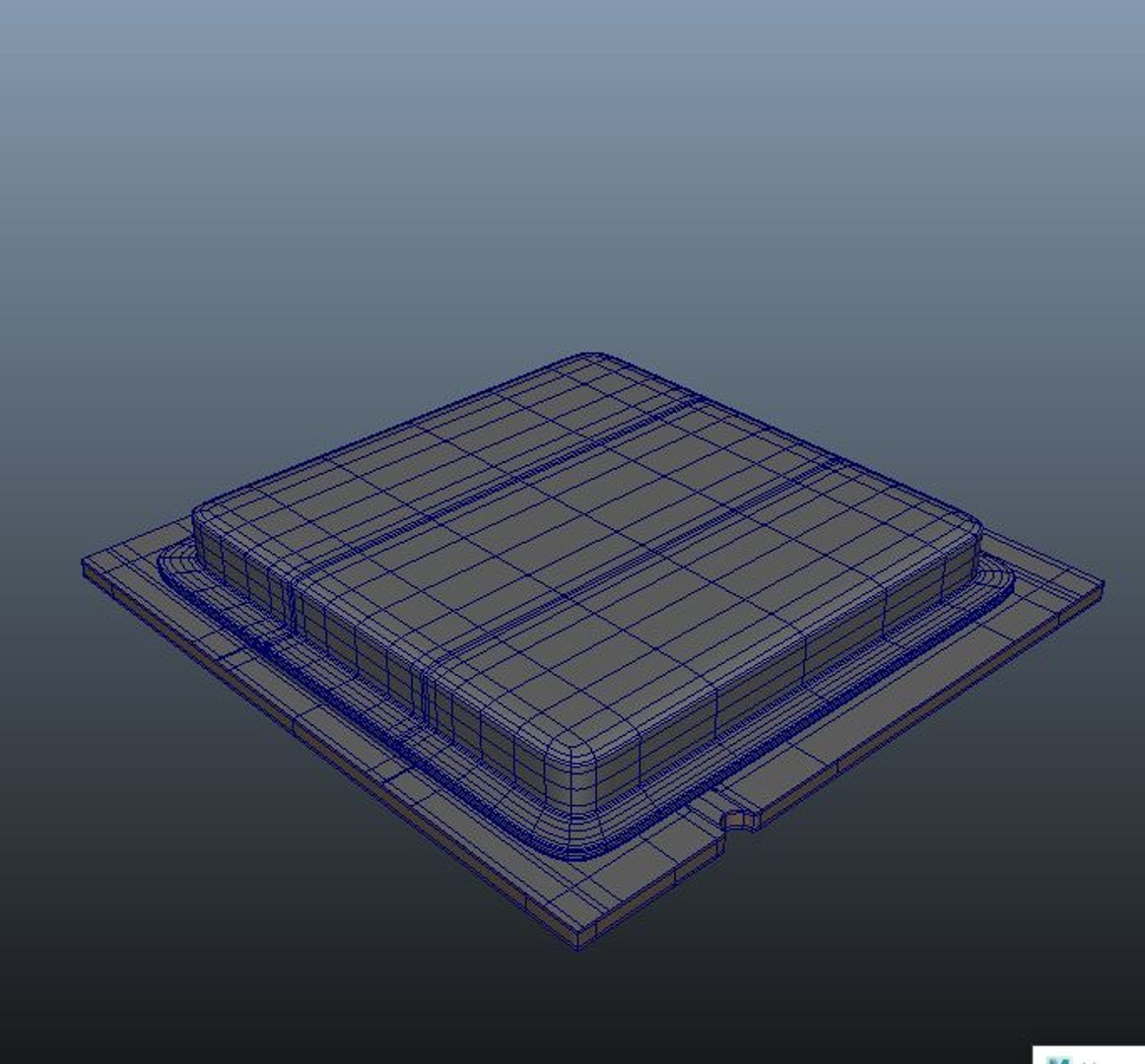 3D Intel Chip - TurboSquid 1338988