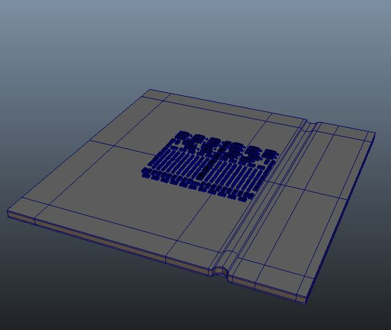3D Intel Chip - TurboSquid 1338988
