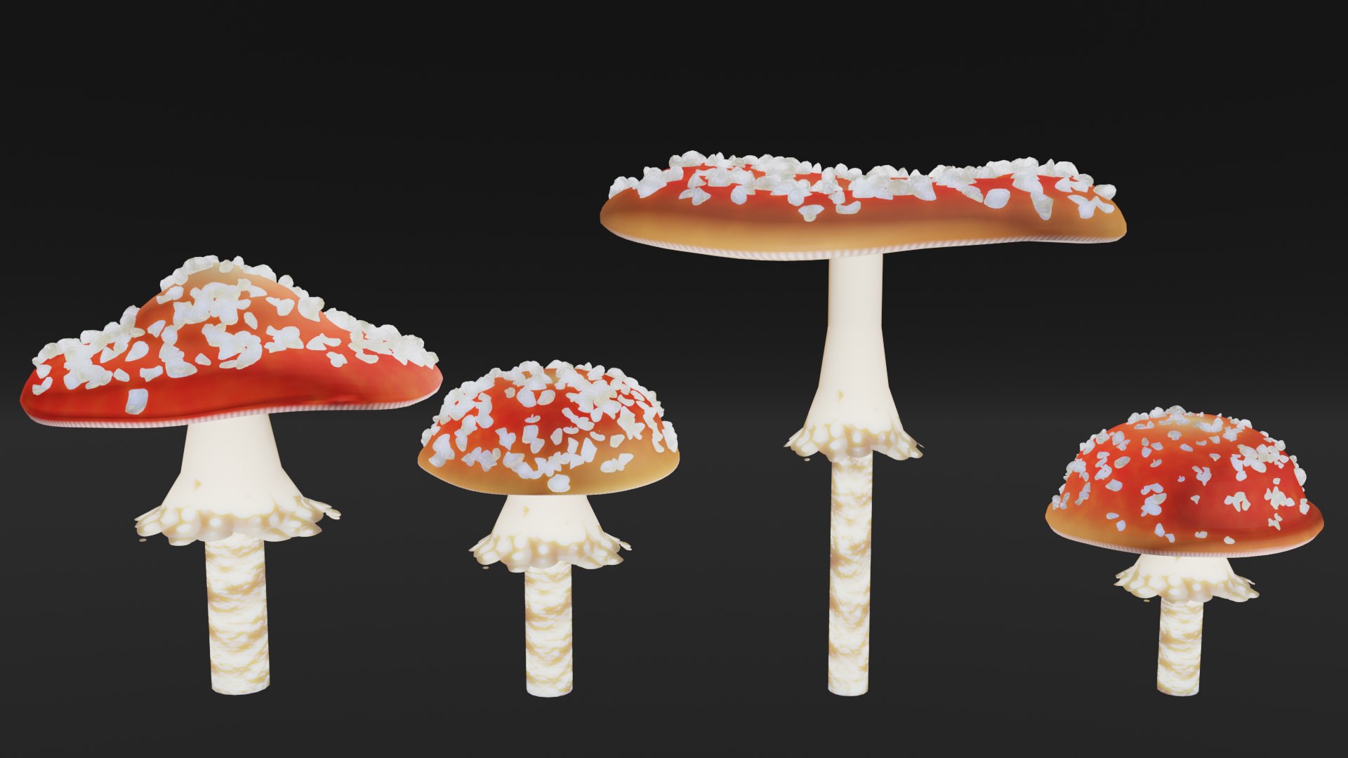 Fly Agaric 3D Model - TurboSquid 2040424