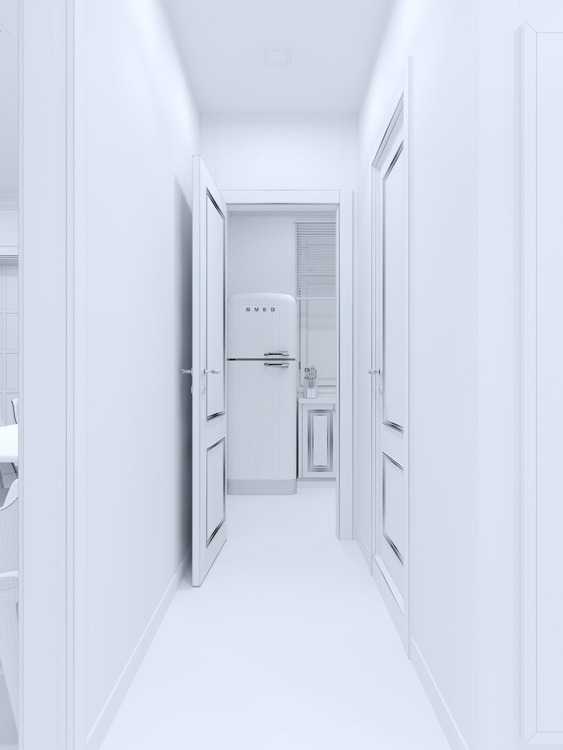 3D Hostel Apartment Interior Rooms Model - TurboSquid 1431460