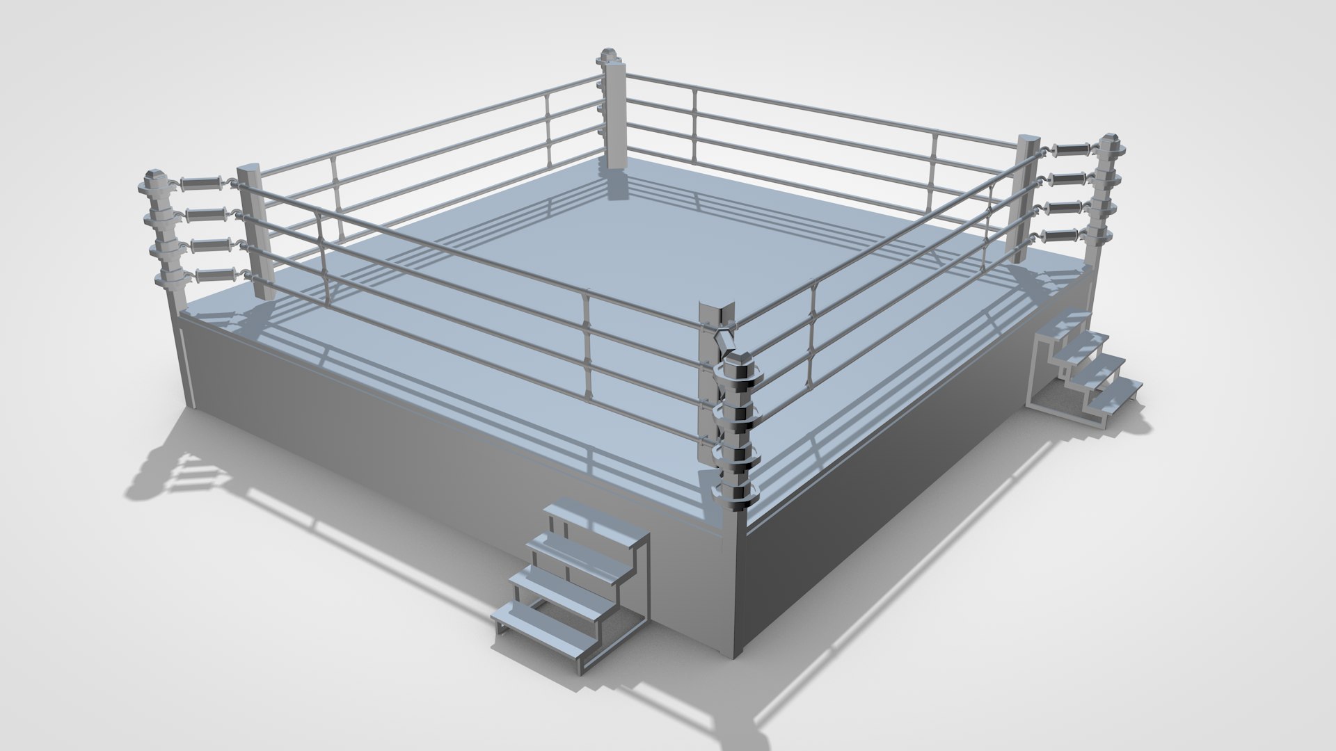 Boxing Ring 3d C4d