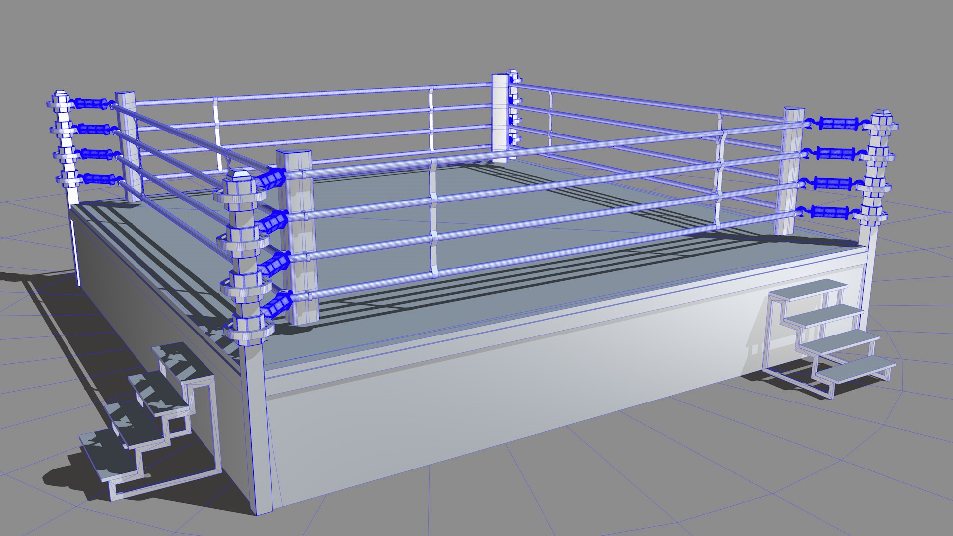 Boxing Ring 3d C4d