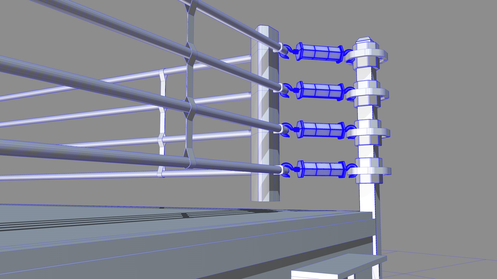 Boxing Ring 3d C4d