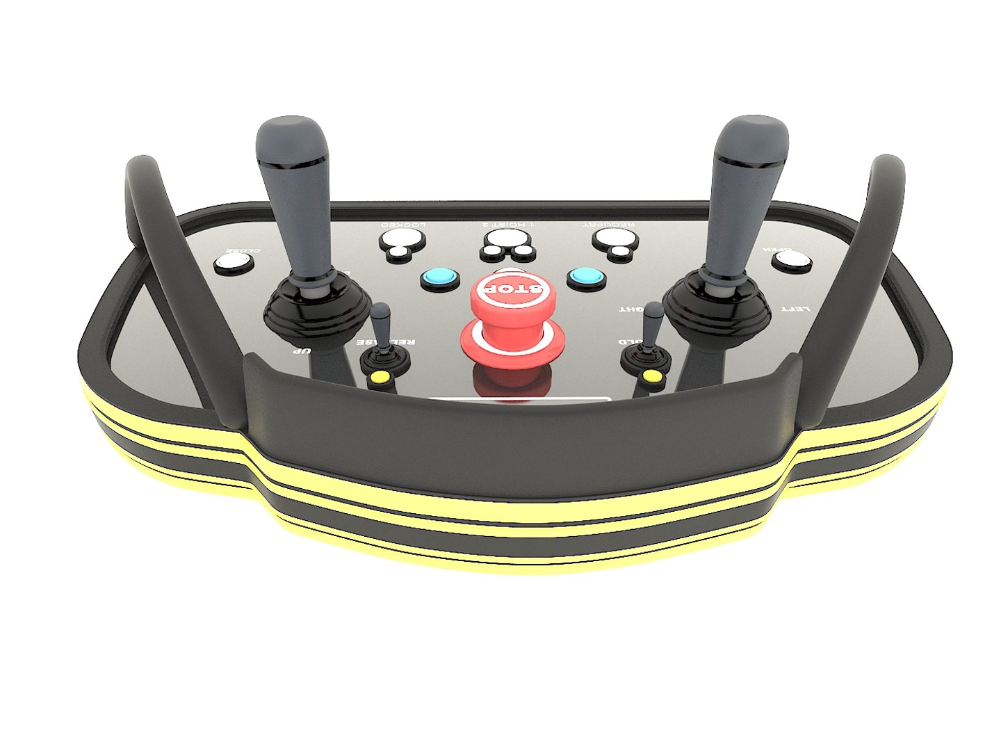 3d Model Industrial Radio Remote Control