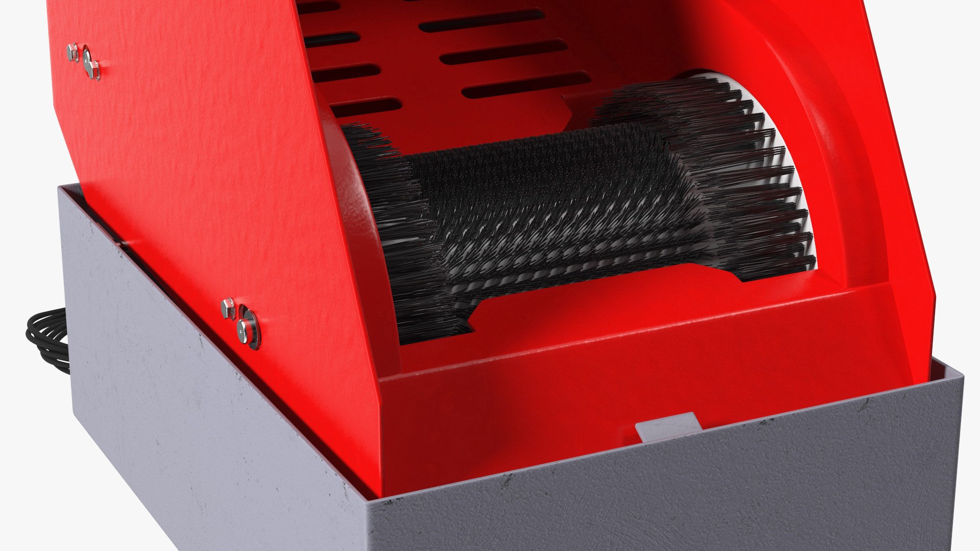 Industrial Shoes Cleaner Boot Boy Red 3D Model - TurboSquid 2073287