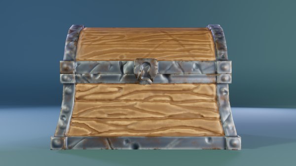 3D model Stylized Common Treasure Chest - TurboSquid 2013862