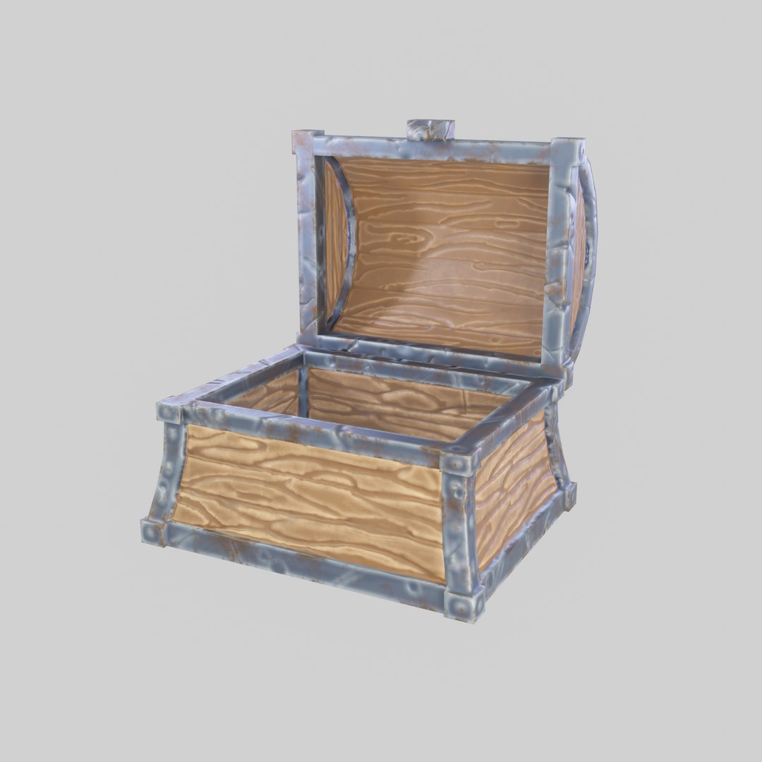 3D model Stylized Common Treasure Chest - TurboSquid 2013862