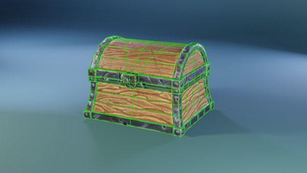 3D model Stylized Common Treasure Chest - TurboSquid 2013862