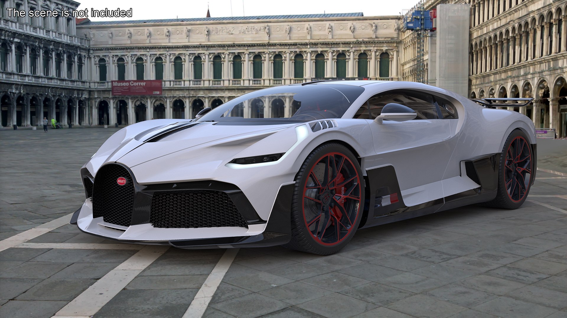 3D Bugatti Divo White Rigged - TurboSquid 2289552