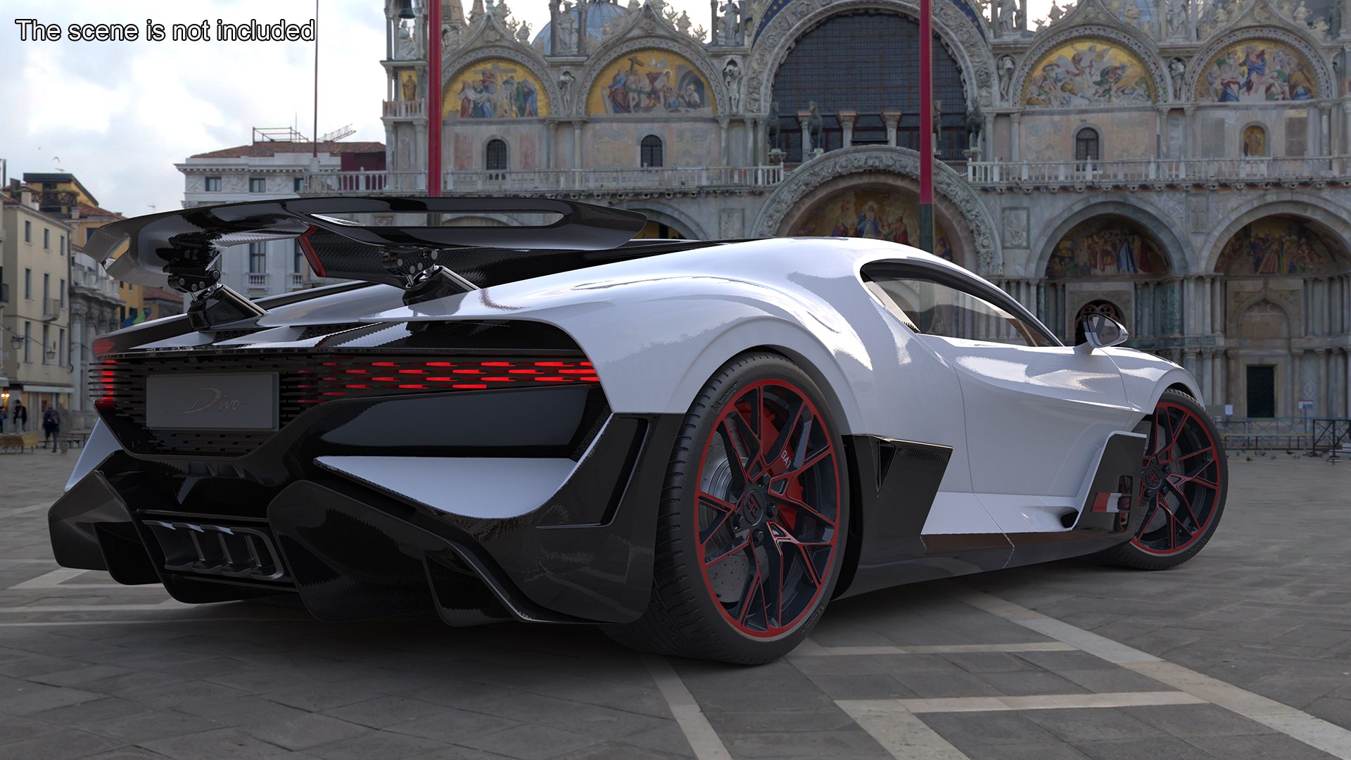 3D Bugatti Divo White Rigged - TurboSquid 2289552