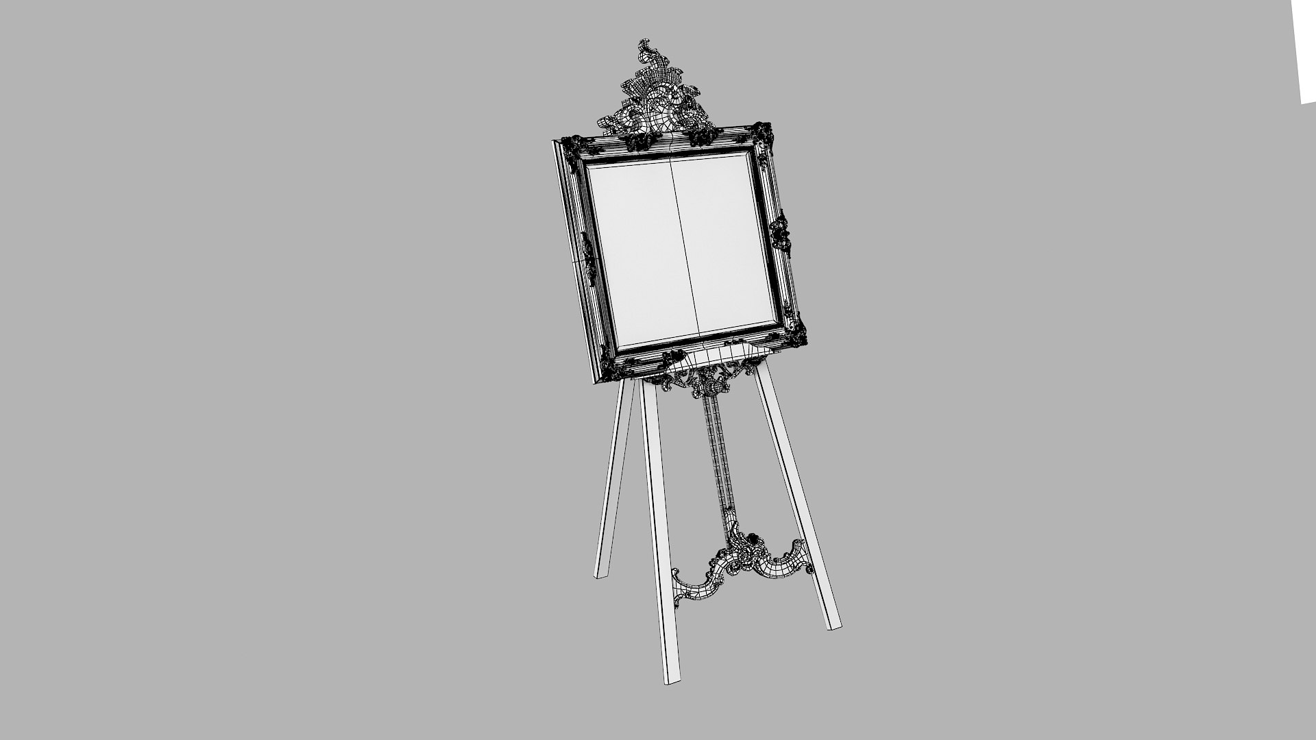 Artwork Display Easel 3D Model - TurboSquid 1450347