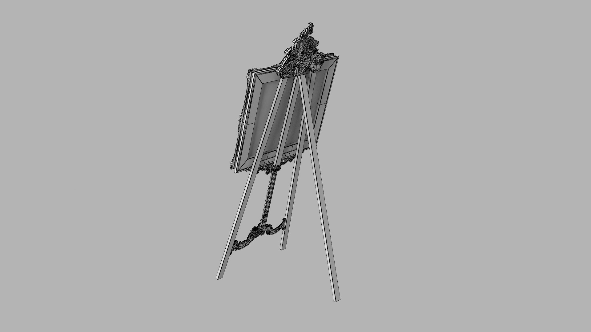 Artwork Display Easel 3D Model - TurboSquid 1450347