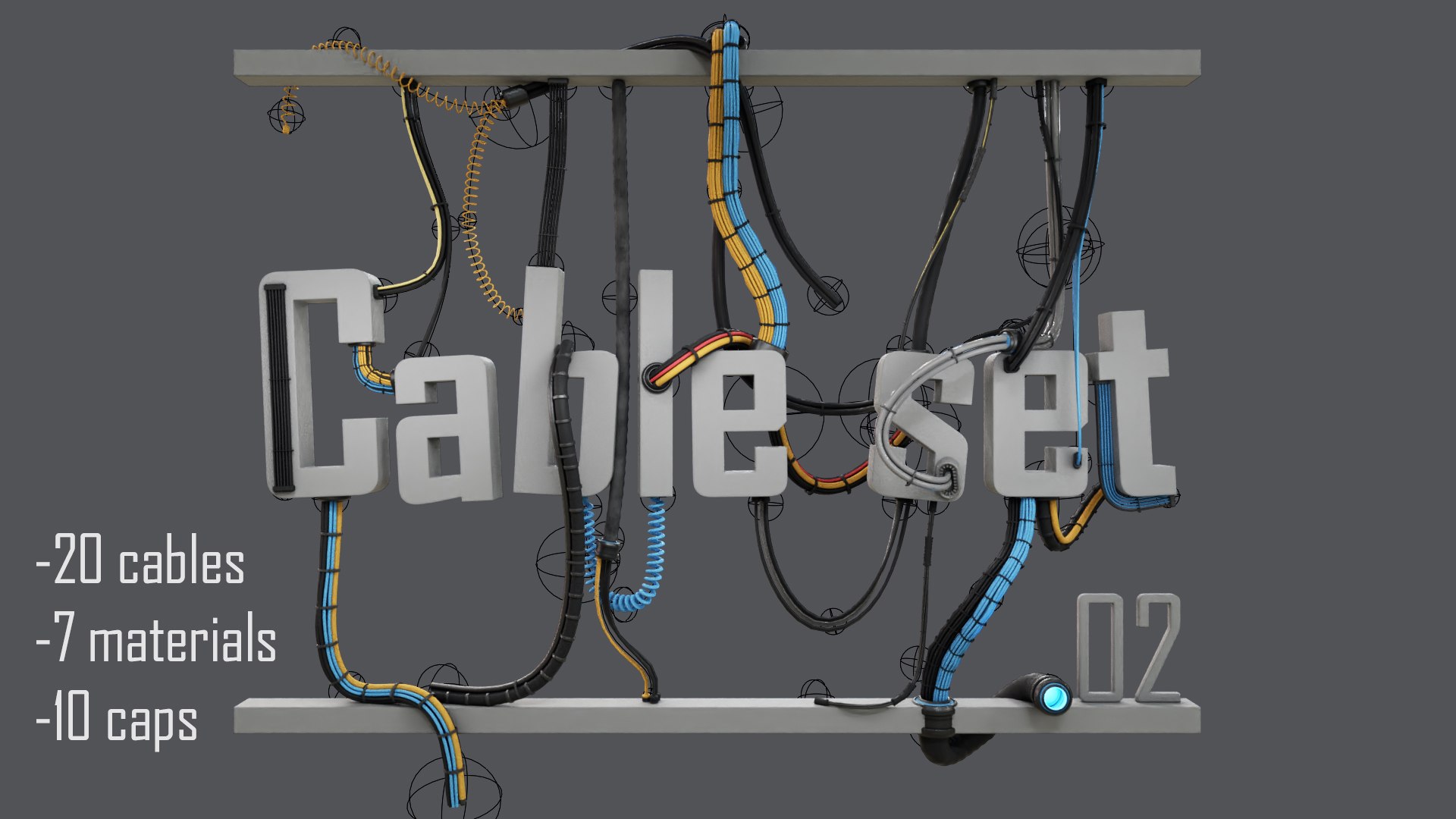 conjunto de cabos 02 Modelo 3D - TurboSquid 1827739