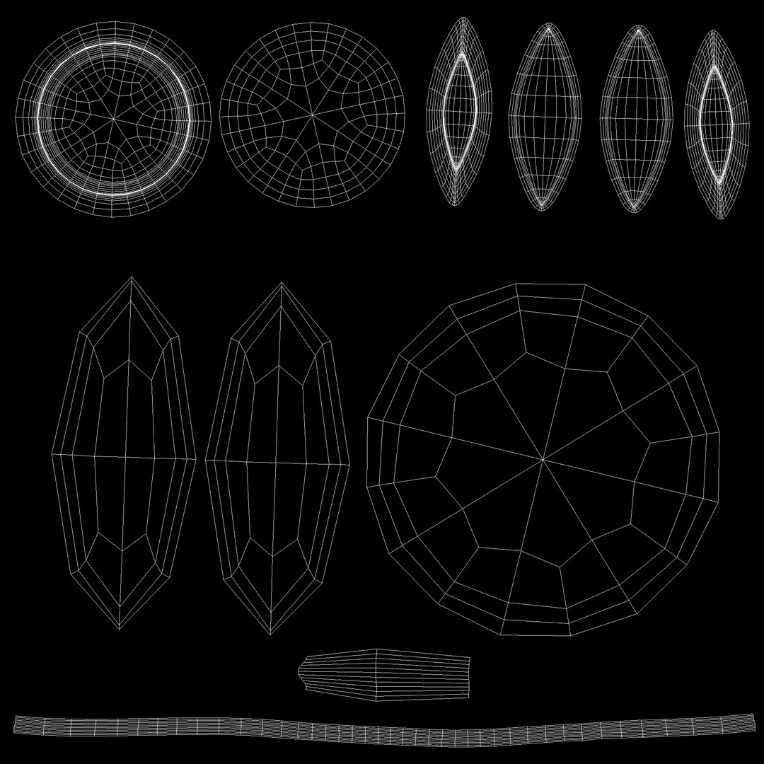 Ruby Necklace 3D Model - TurboSquid 1816909