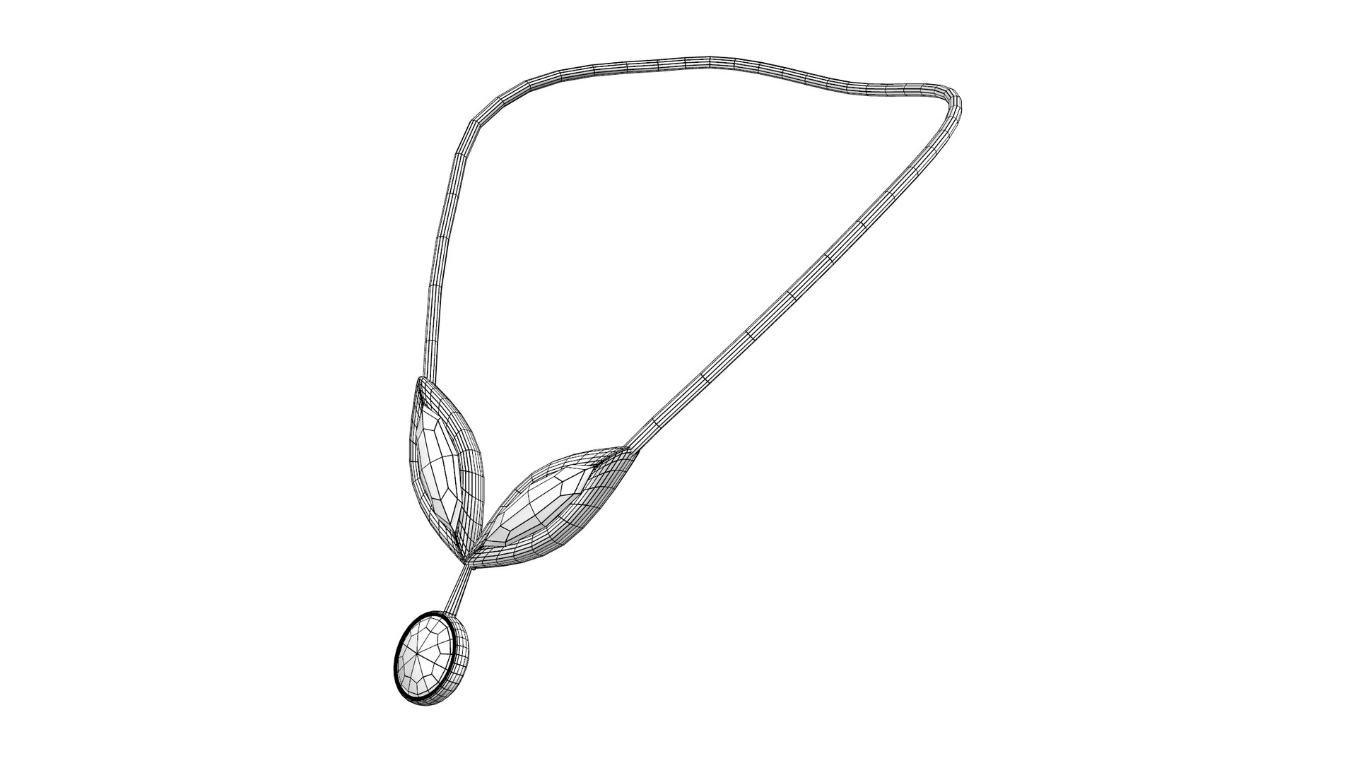 Ruby Necklace 3D Model - TurboSquid 1816909