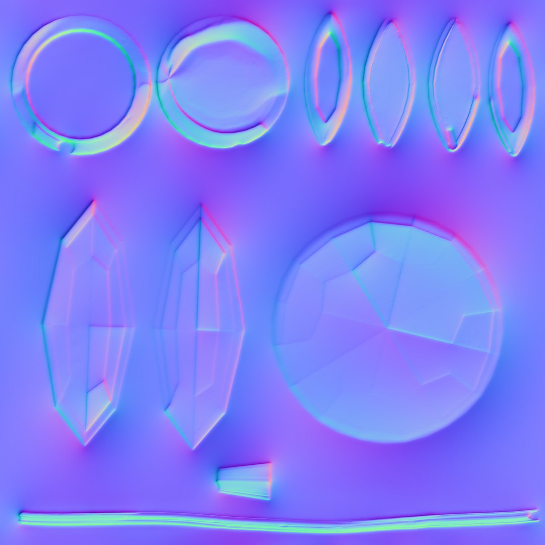 Ruby Necklace 3D Model - TurboSquid 1816909