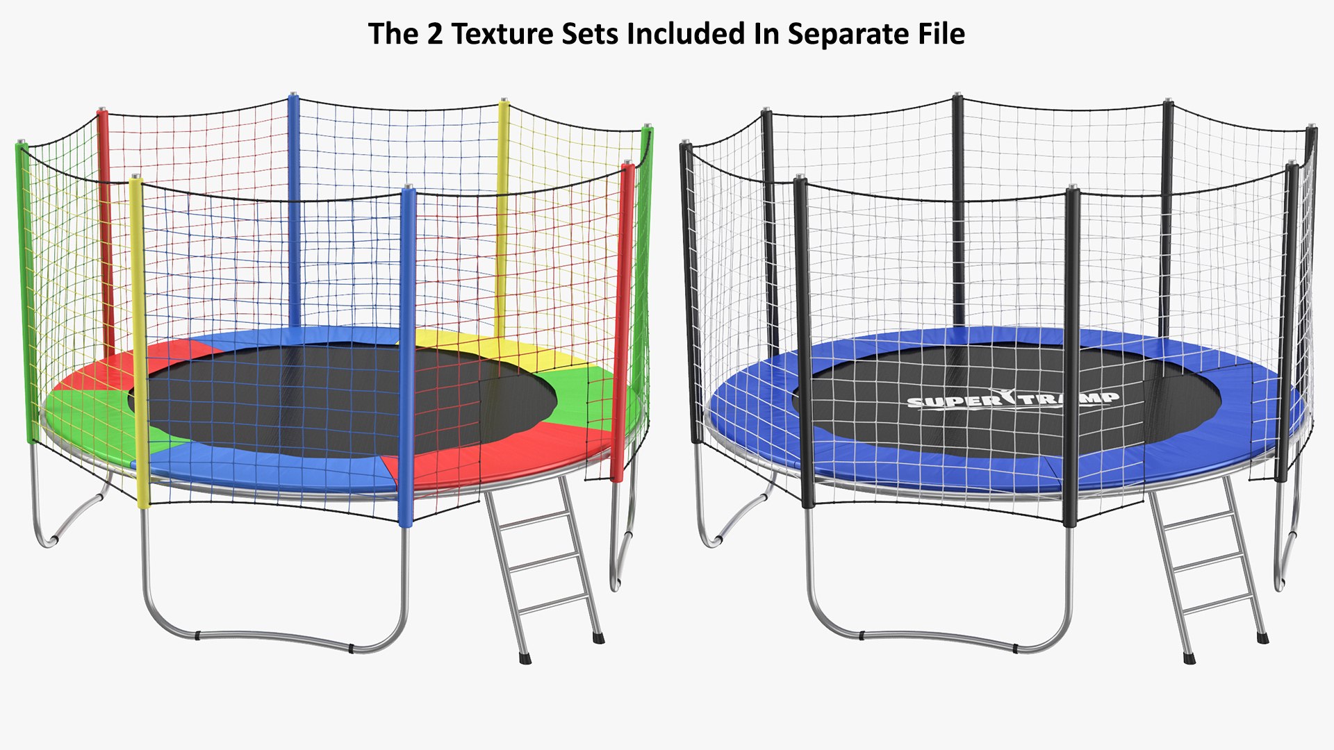 3D Trampoline 02 Model - TurboSquid 2146233