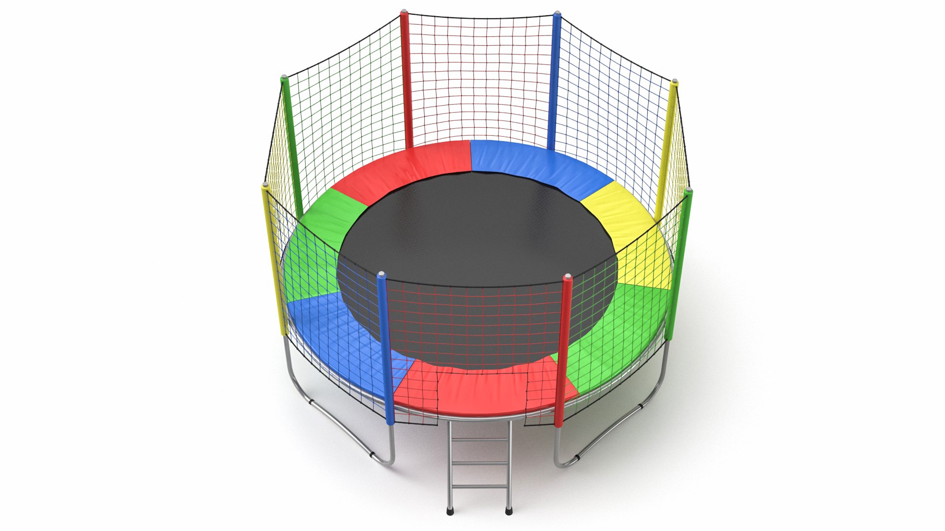 3D Trampoline 02 Model - TurboSquid 2146233