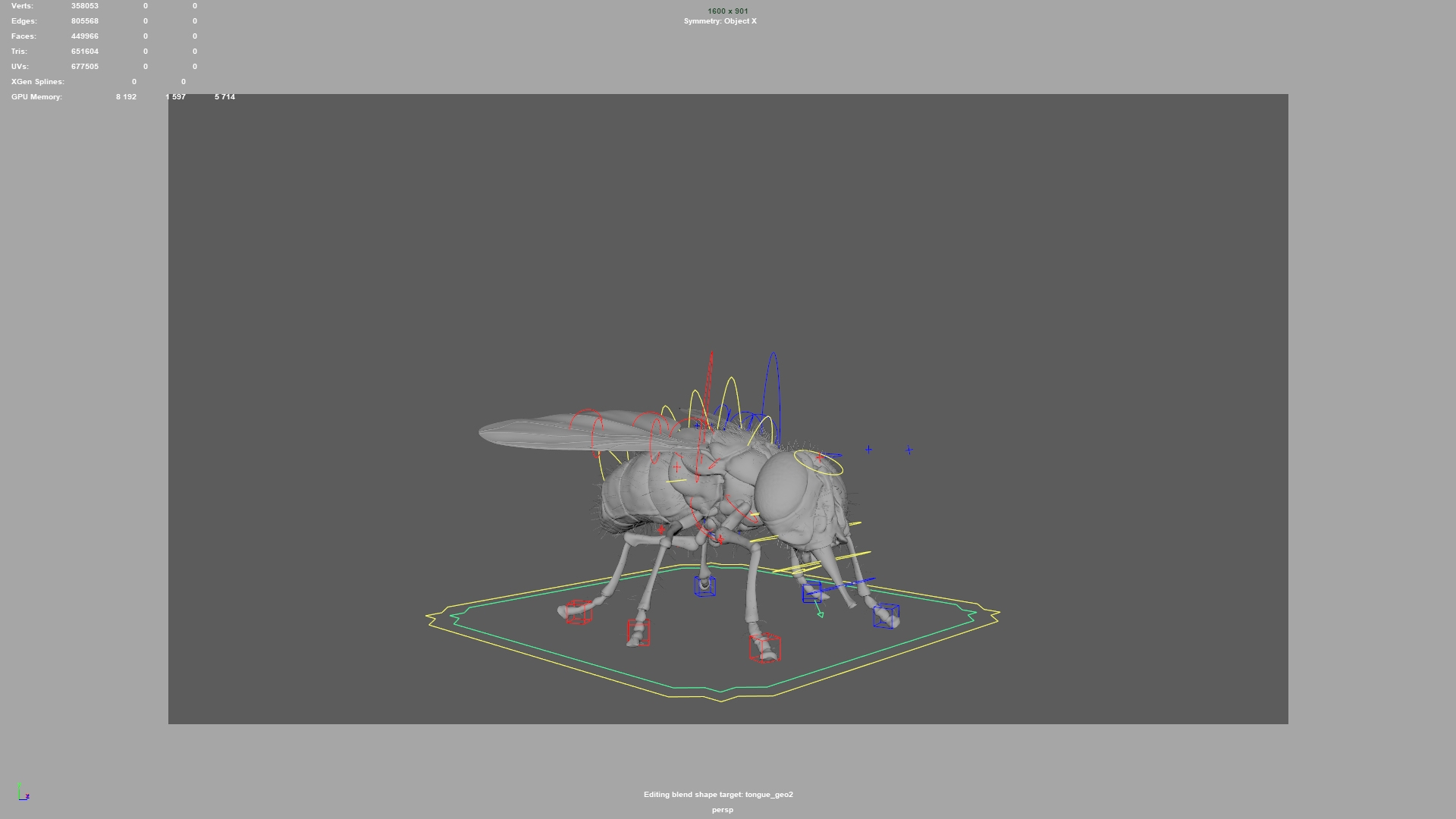 3D Model Housefly Animation - TurboSquid 1546591