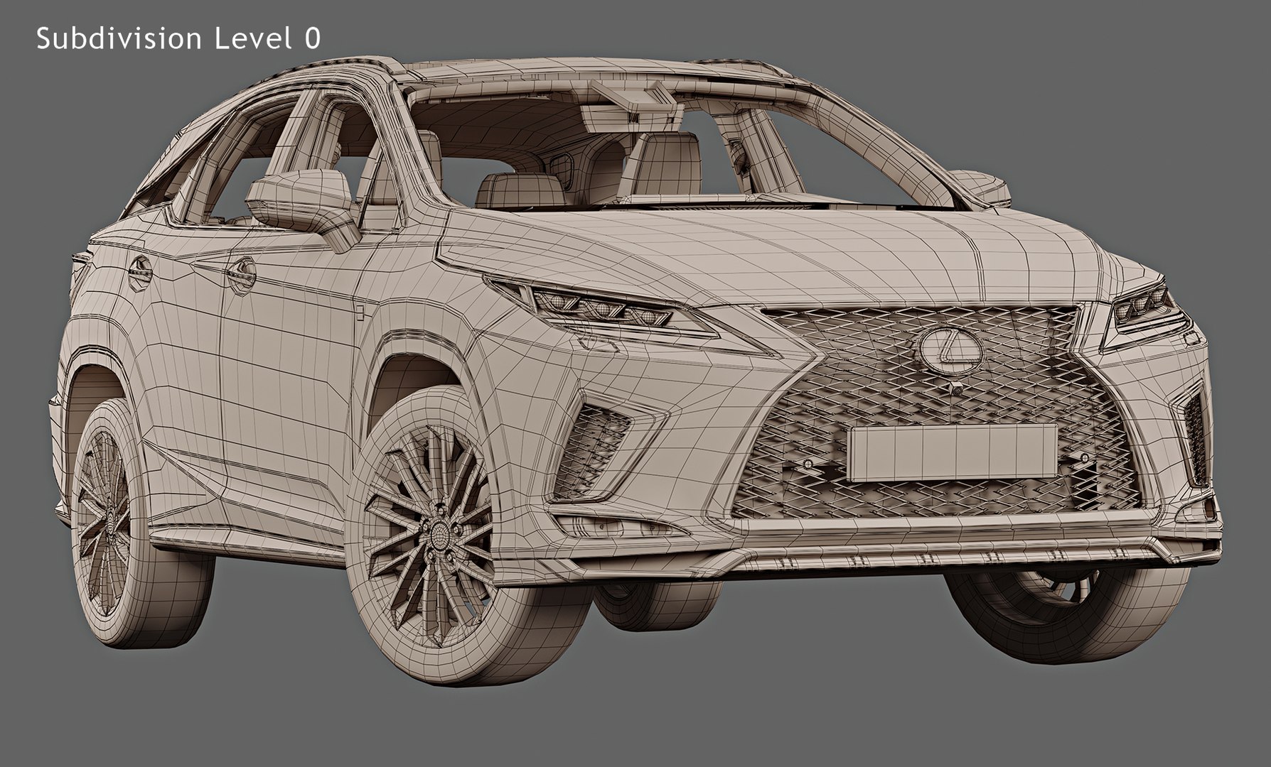 2020 Lexus Rx 3D Model - TurboSquid 1449091