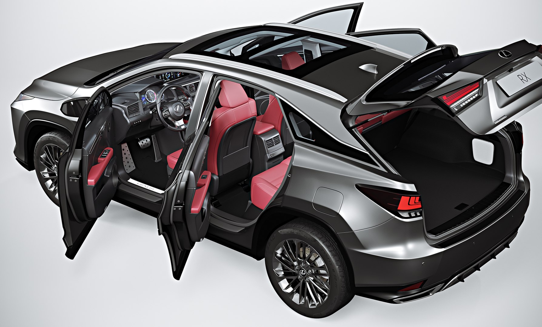 2020 Lexus Rx 3D Model - TurboSquid 1449091