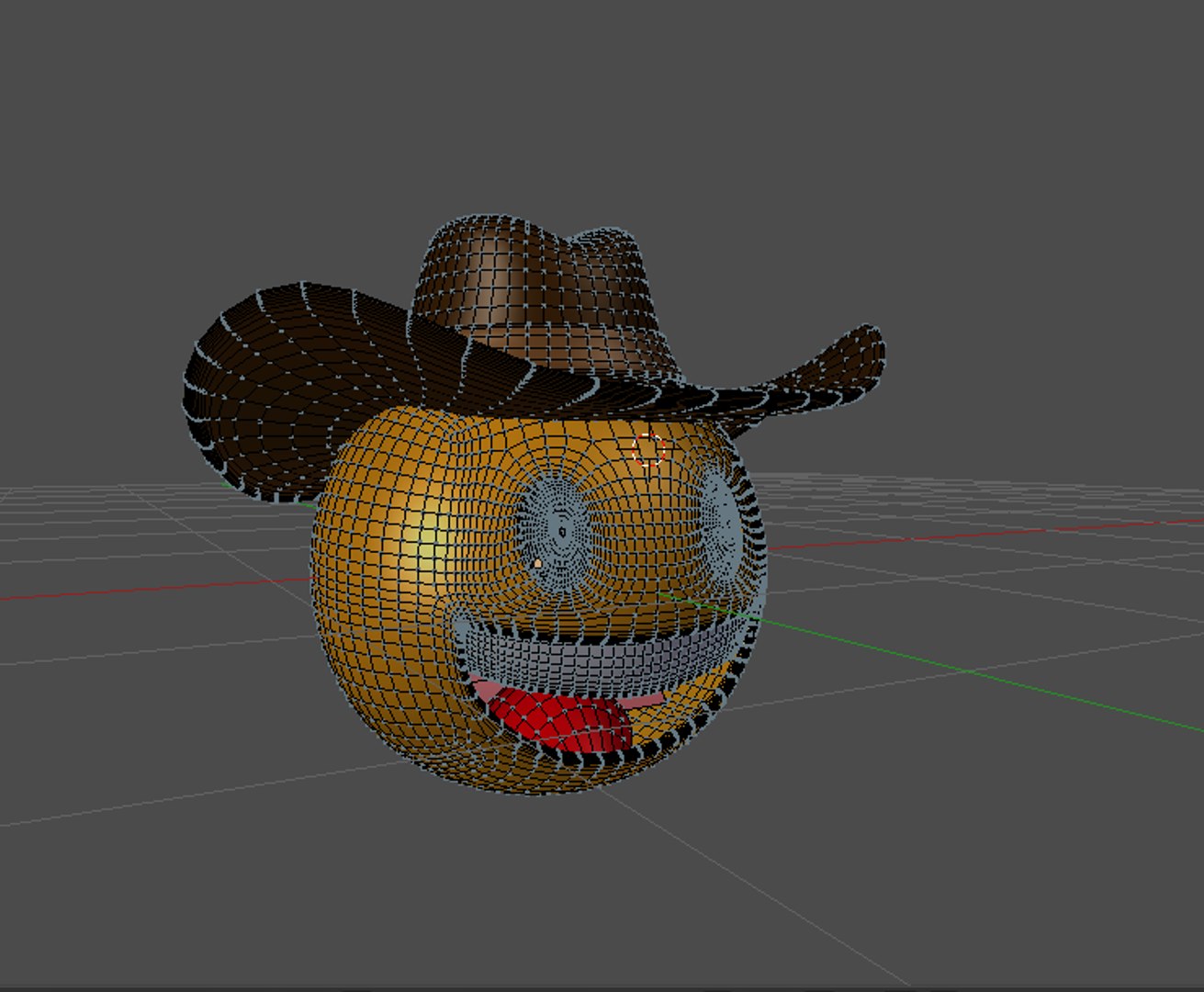 3D cowboy emoji - TurboSquid 1426699