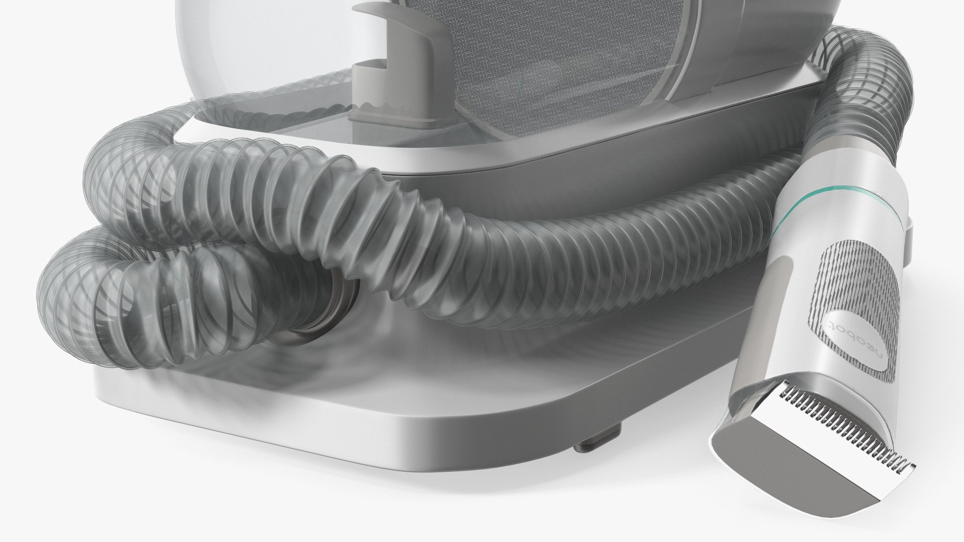 3D Pet Grooming Machine Neabot Folded White Model - TurboSquid 2166912