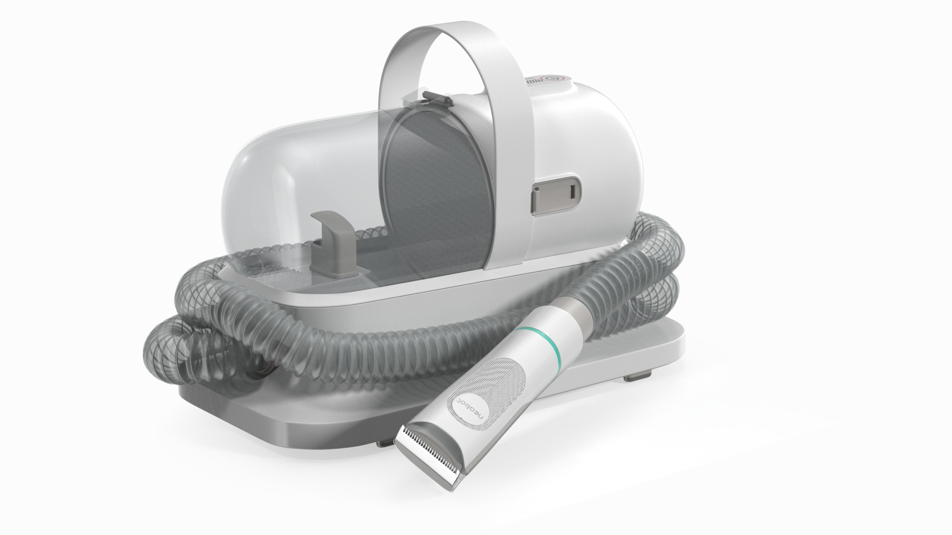 3D Pet Grooming Machine Neabot Folded White Model - TurboSquid 2166912