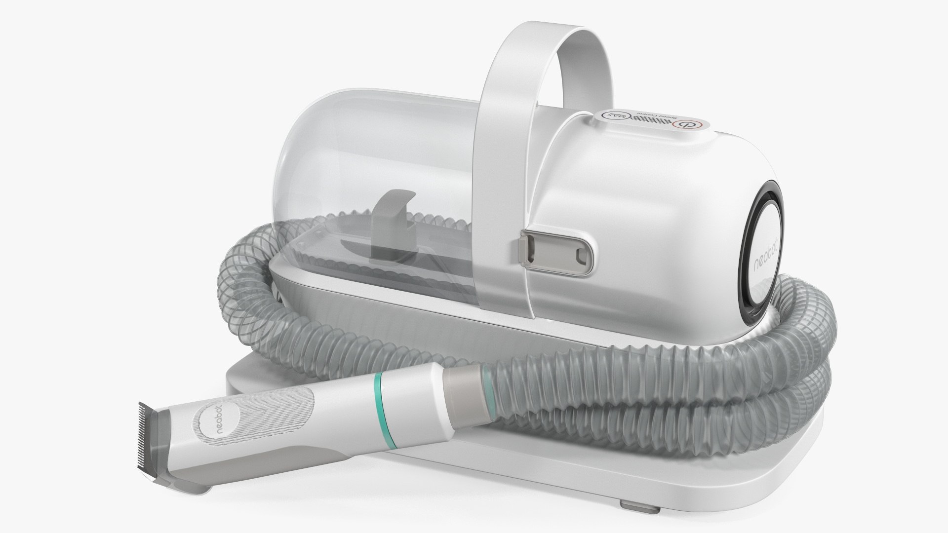 3D Pet Grooming Machine Neabot Folded White Model - TurboSquid 2166912