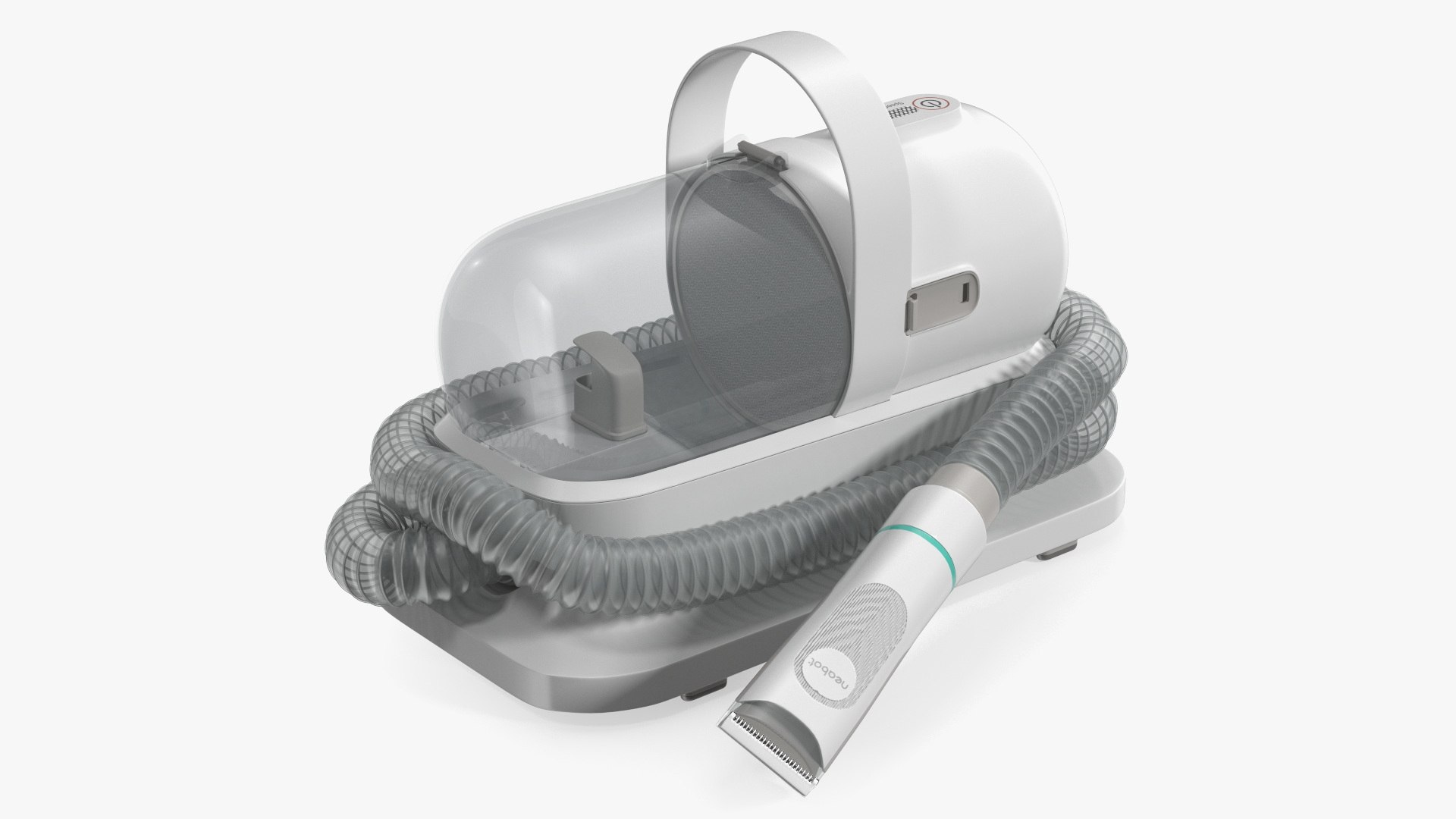 modelo 3d Máquina de aseo para mascotas Neabot Plegado Blanco ...