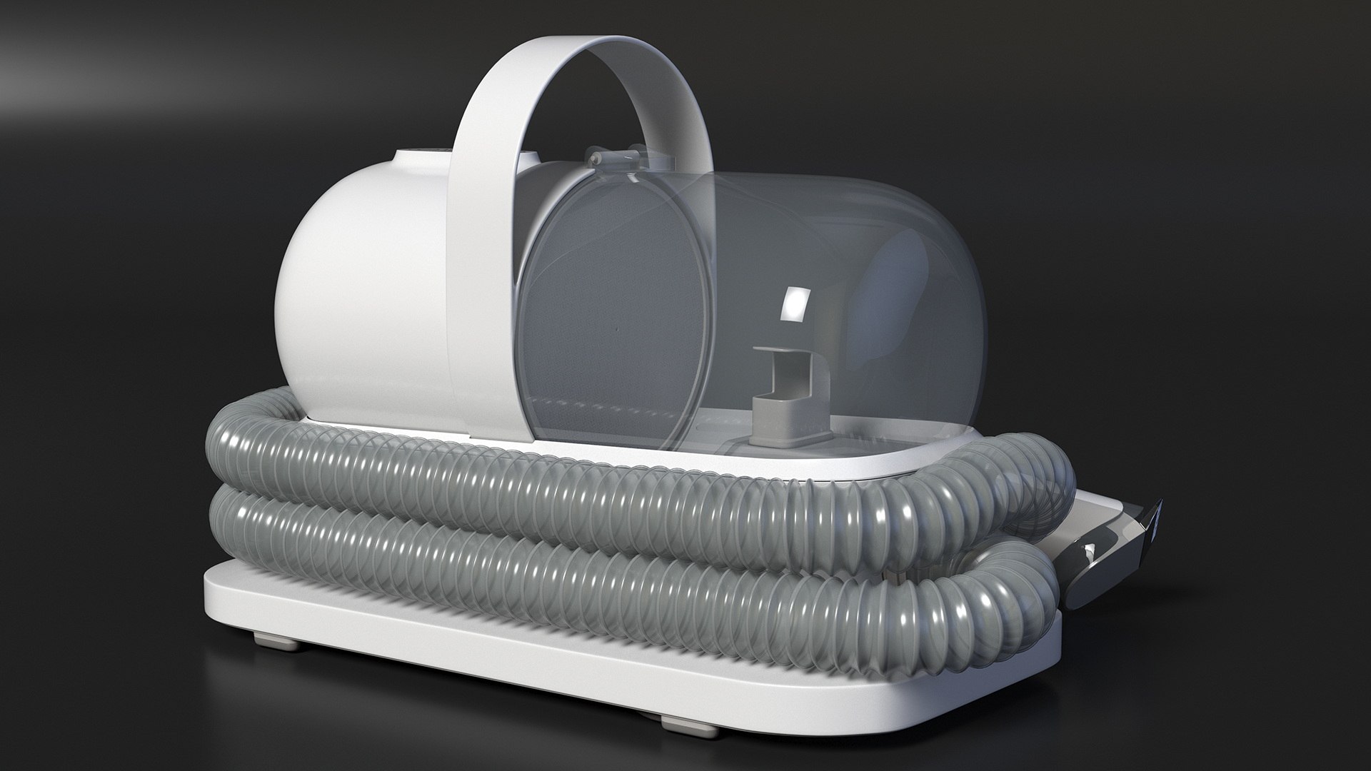 3D Pet Grooming Machine Neabot Folded White Model - TurboSquid 2166912