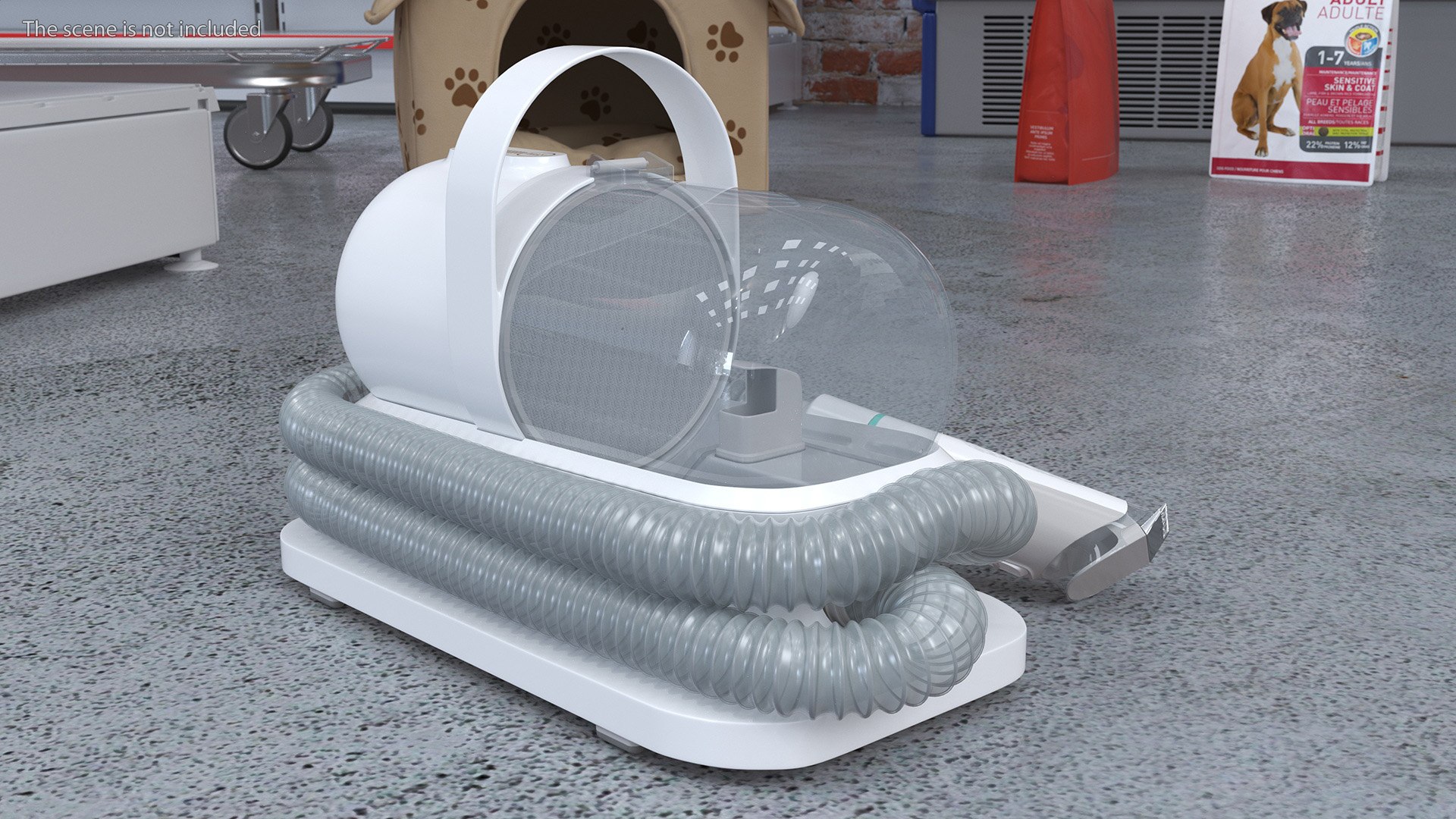 3D Pet Grooming Machine Neabot Folded White Model - TurboSquid 2166912