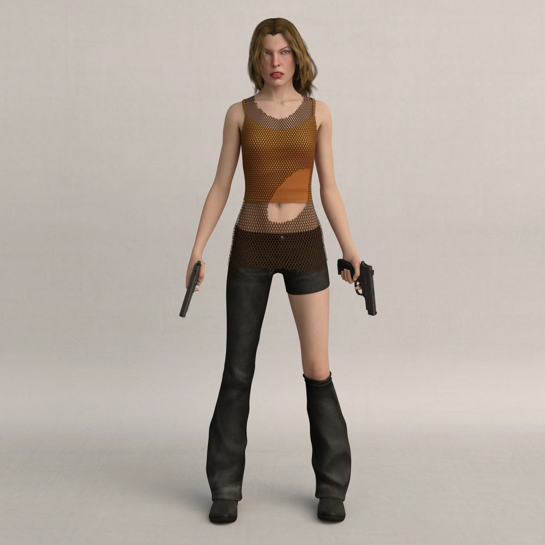 Resident evil jill 3D model - TurboSquid 1594298