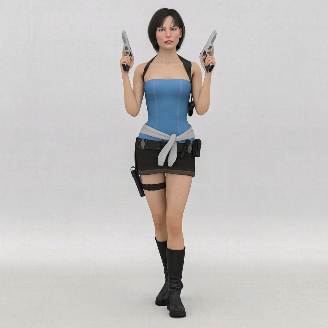 Resident evil jill 3D model - TurboSquid 1594298