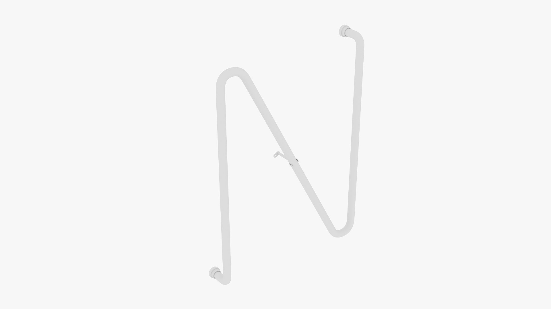 3D Neon Red Alphabet N - TurboSquid 2151178