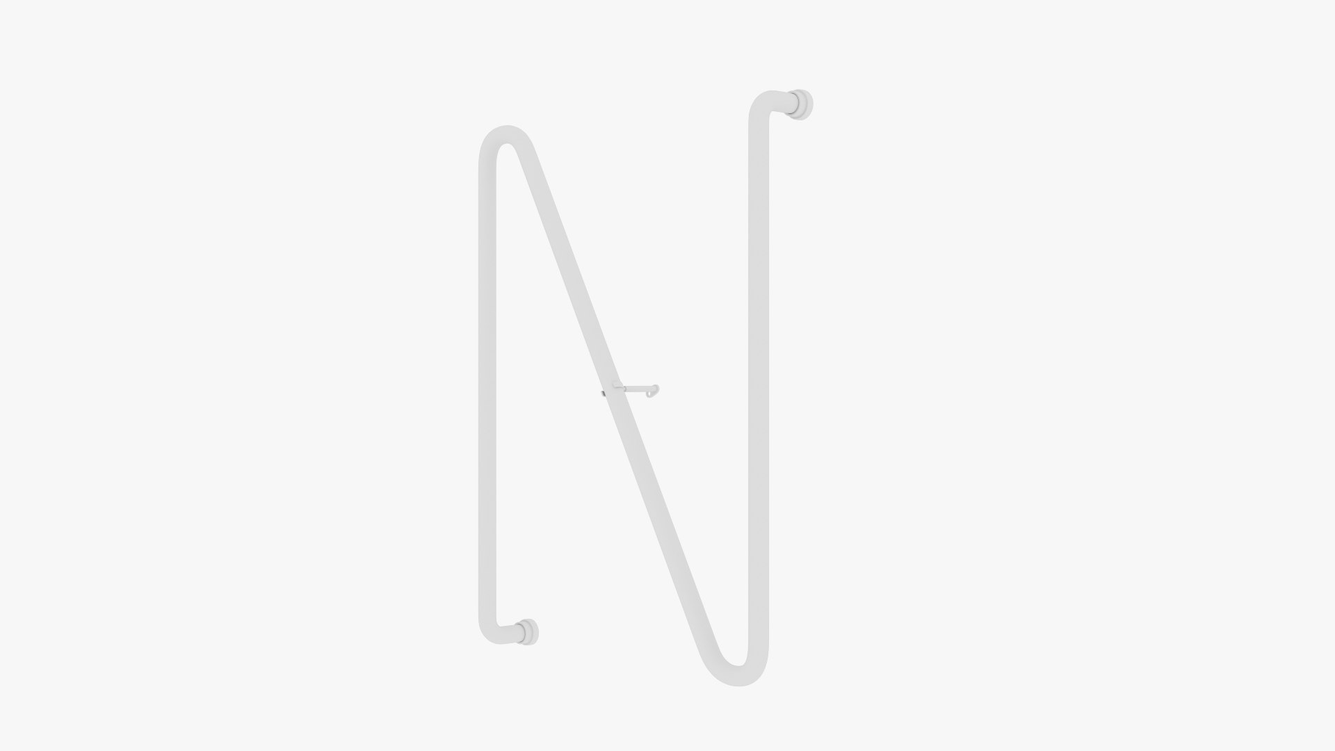 3D Neon Red Alphabet N - TurboSquid 2151178