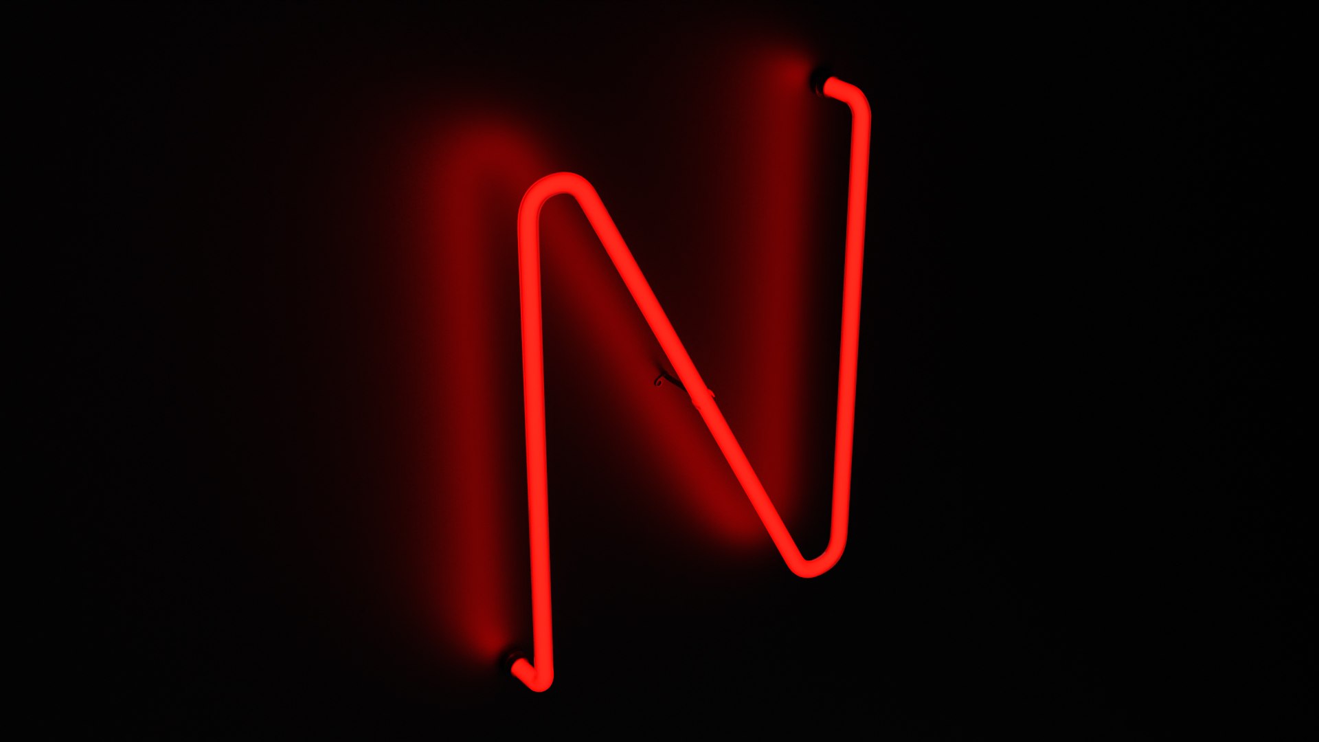 3D Neon Red Alphabet N - TurboSquid 2151178