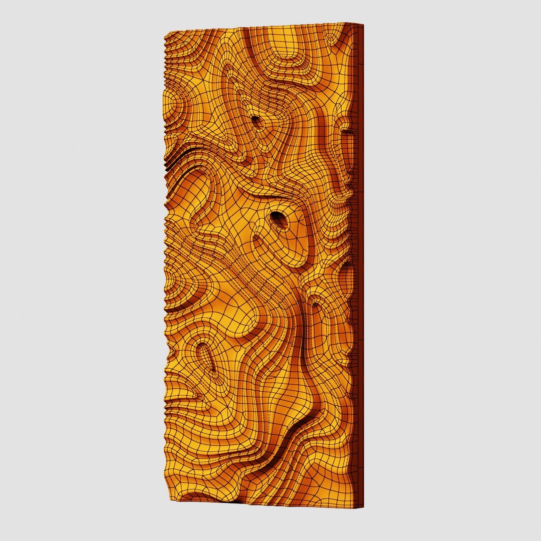 Parametric Liquid Wood Line Panel N1 3D Model - TurboSquid 1808763