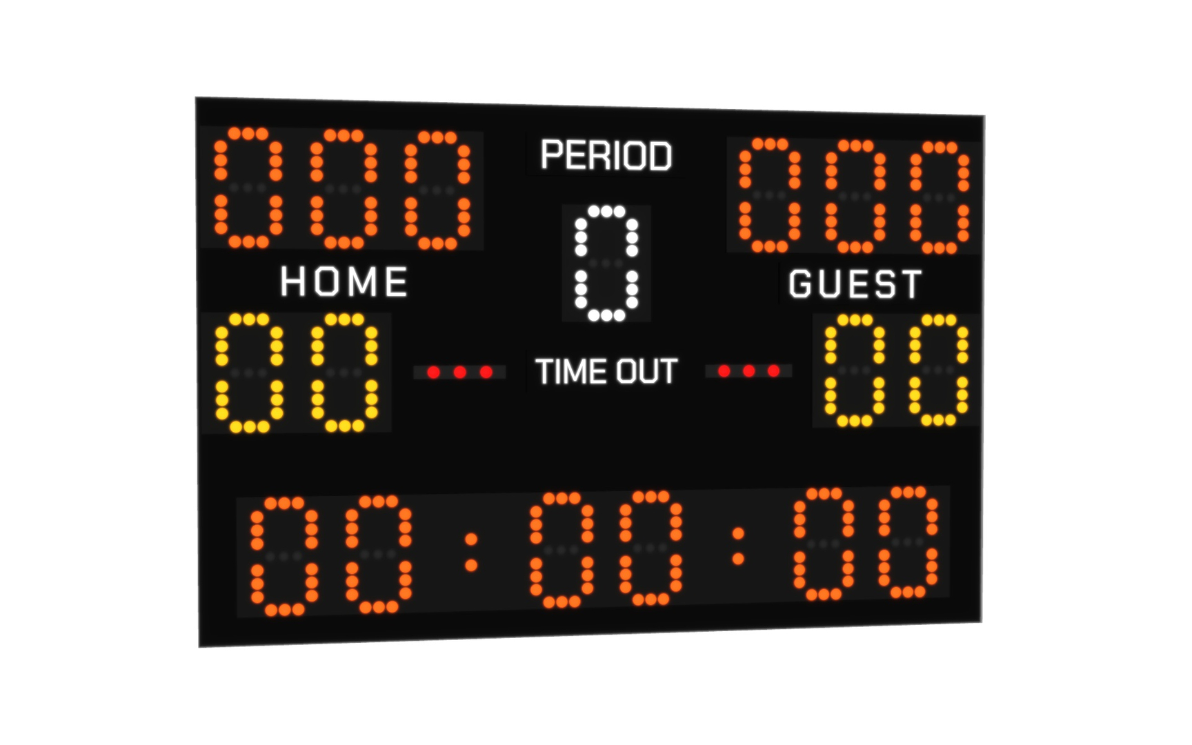 Scoreboard U-render 3D Model - TurboSquid 1665198
