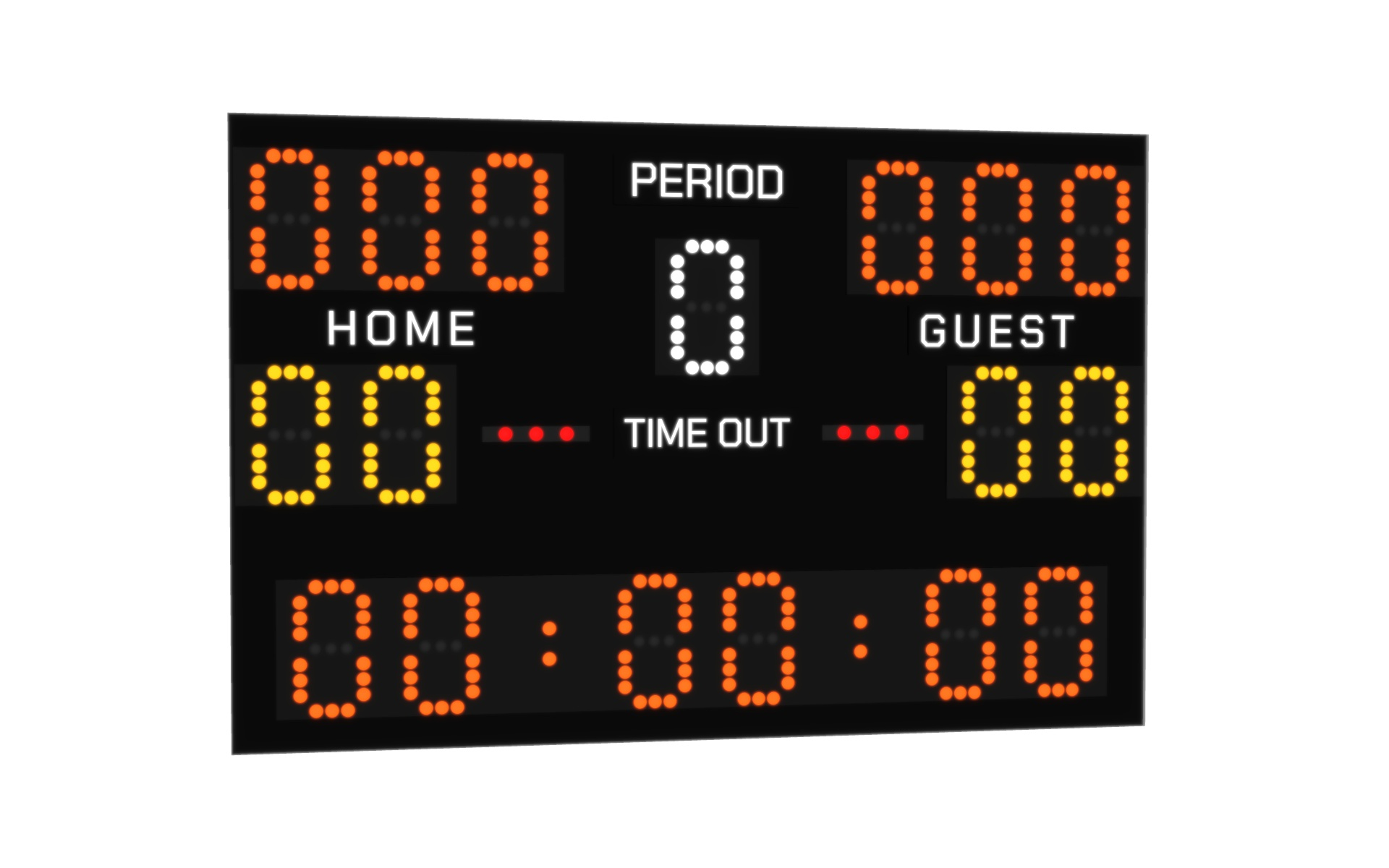 Scoreboard u-render 3D model - TurboSquid 1665198