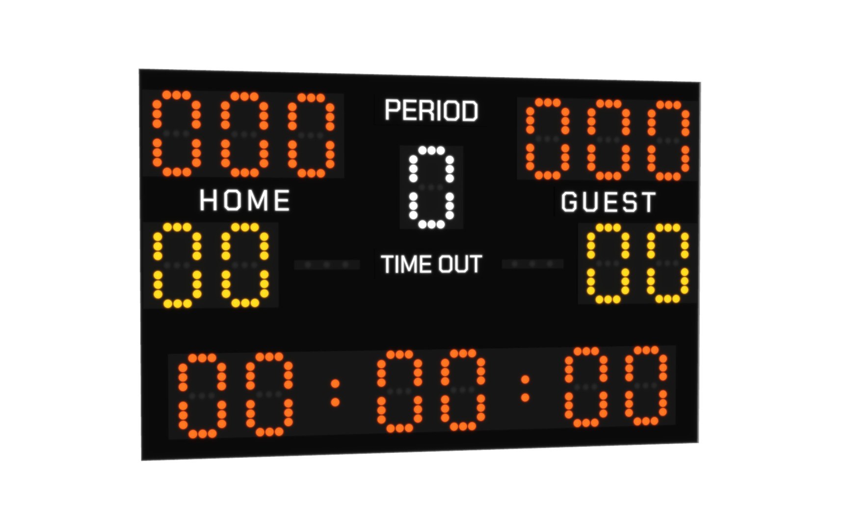 Scoreboard U-render 3D Model - TurboSquid 1665198