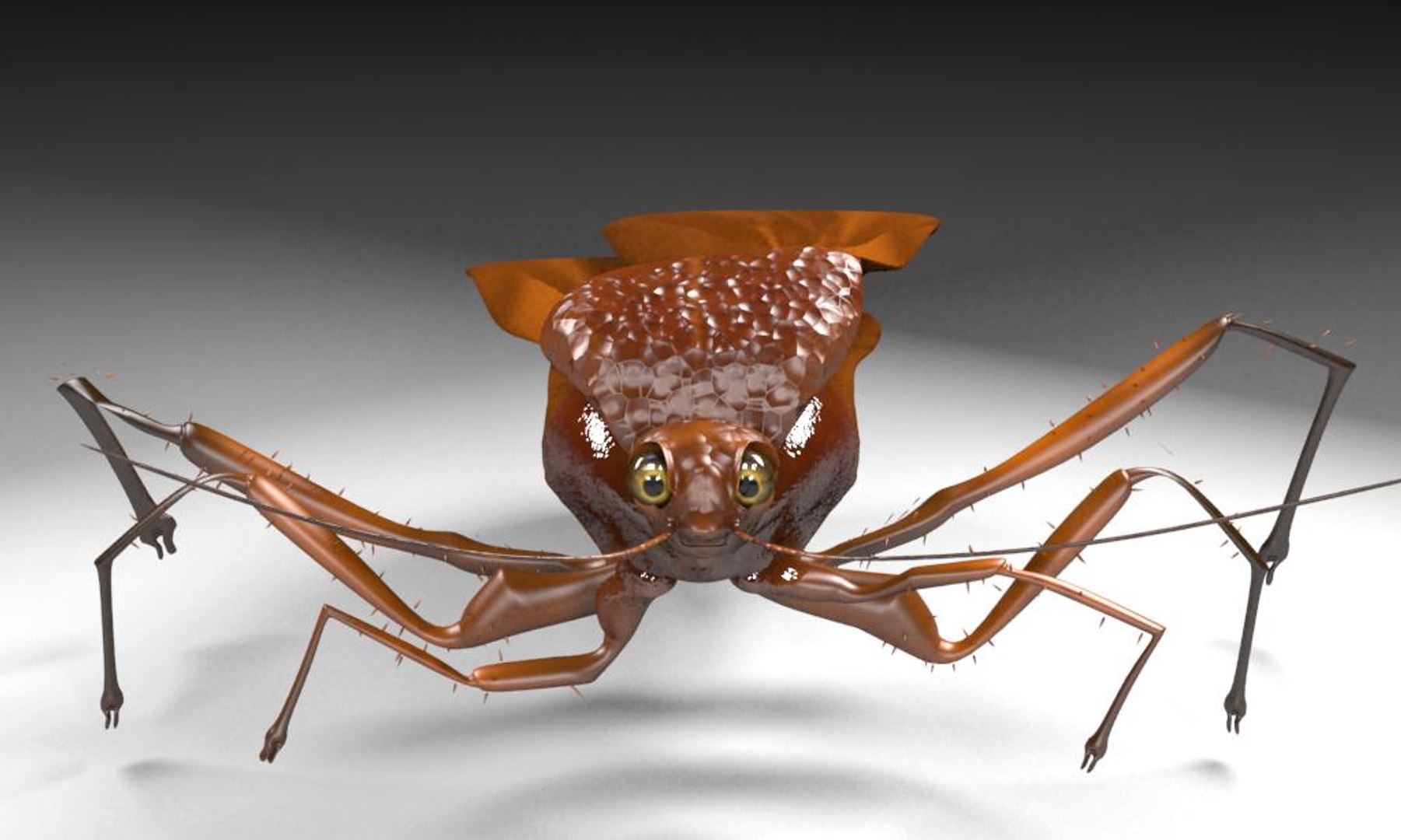 Cockroach Rigged 3d Model